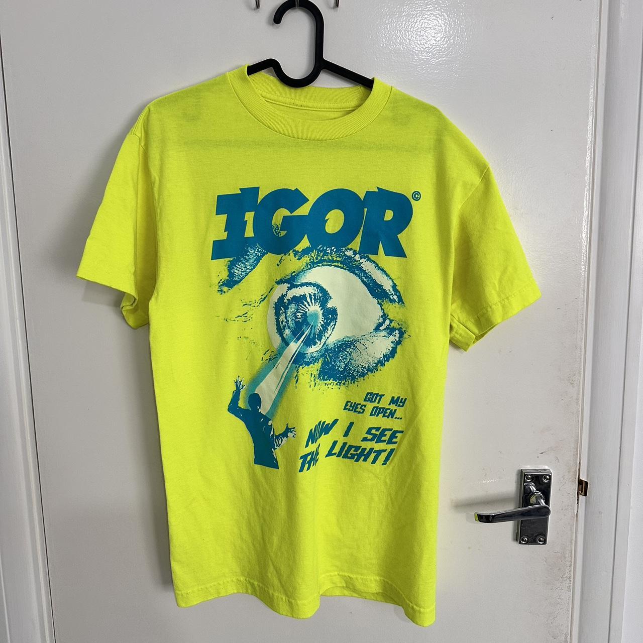 2019 official Igor Tour shirt Florescent... - Depop