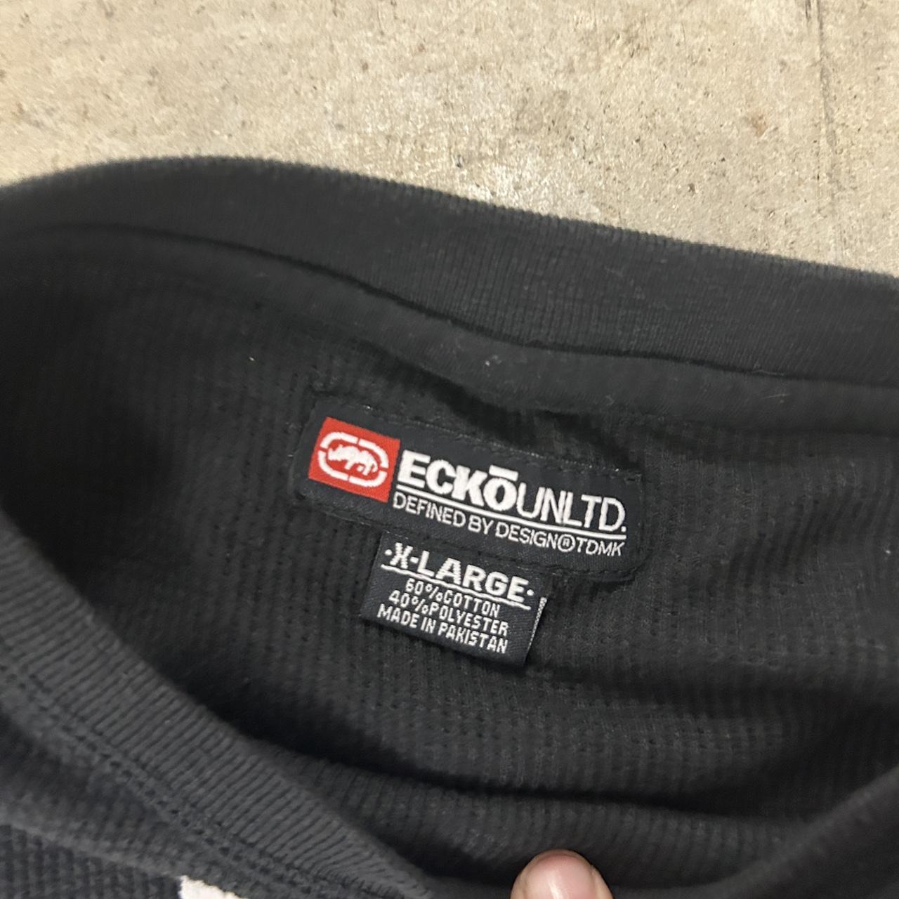 Ecko Unltd. Thermal Long Sleeve Skull Cross Grunge... - Depop