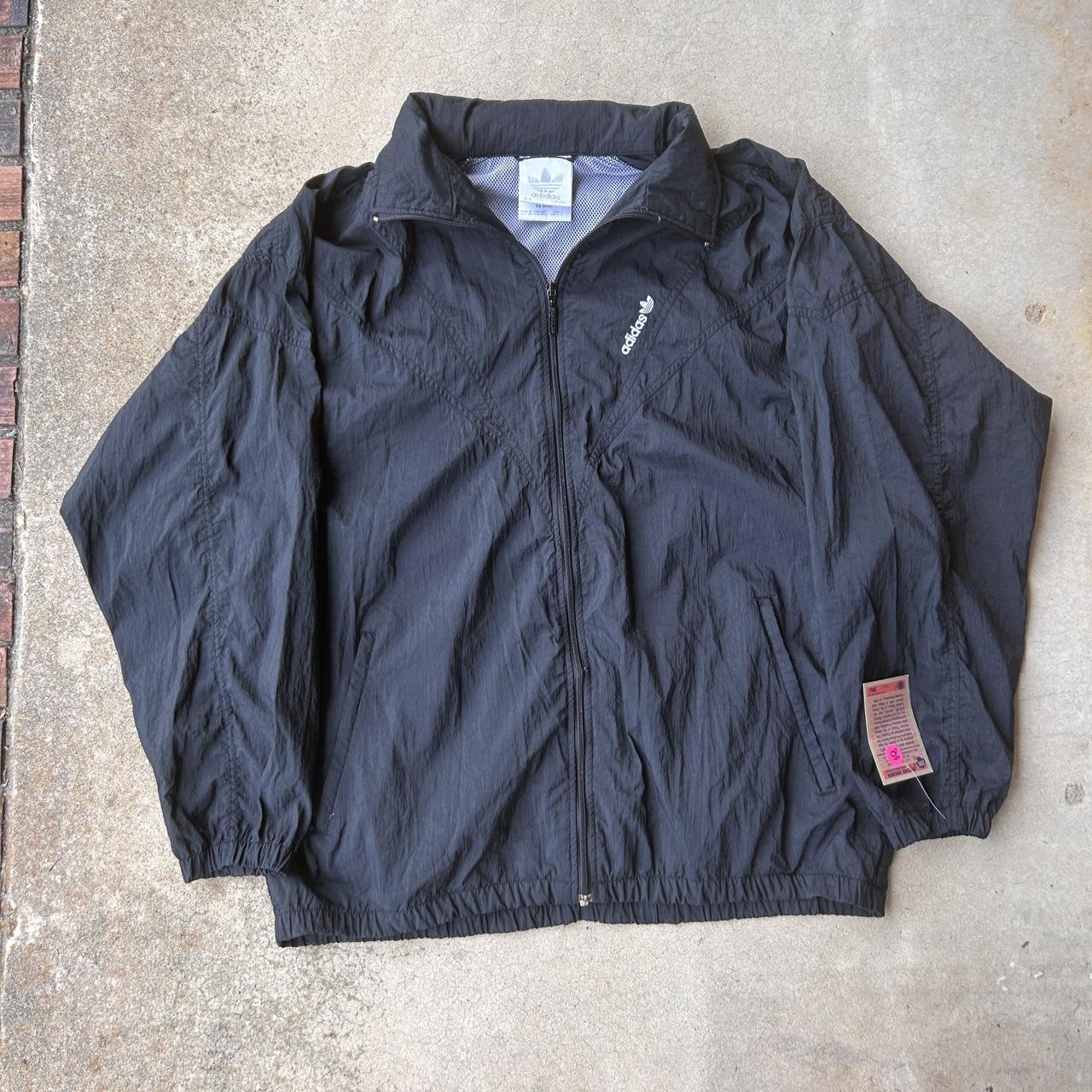 Vintage Adidas 90s Windbreaker Jacket Zip Up... - Depop