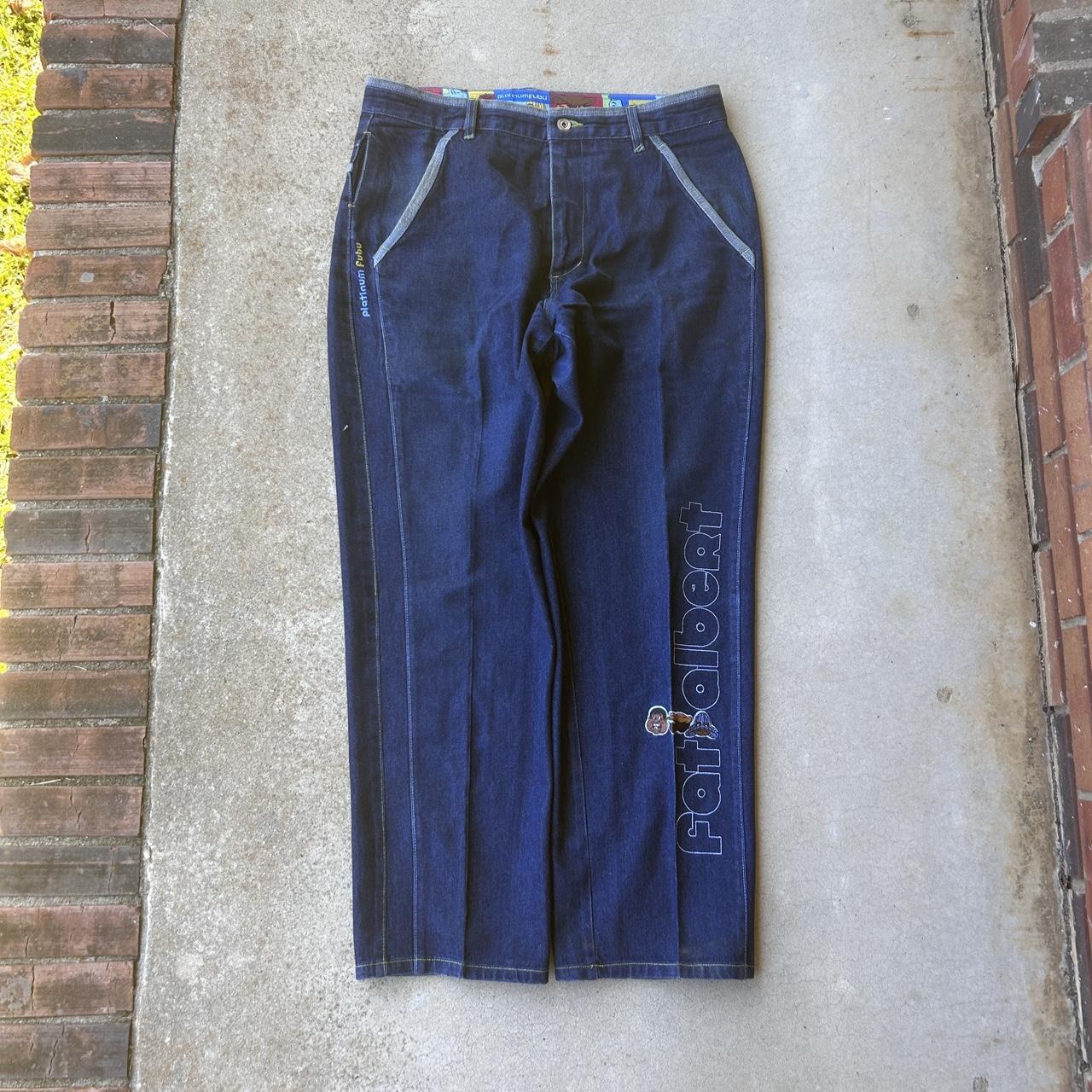 Fubu Denim Jeans Vintage 90s Y2K 2000s Skater... - Depop