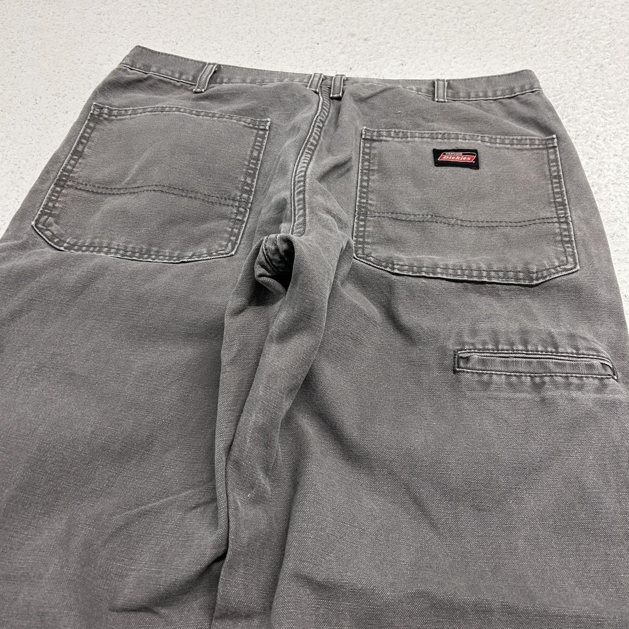 Y2K Gray Dickies Cargo Pants Minimalist Earth Tone... - Depop