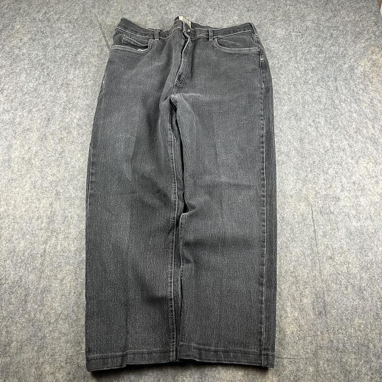 Y2K cyber Jeans black faded skater Grunge Streetwear... - Depop