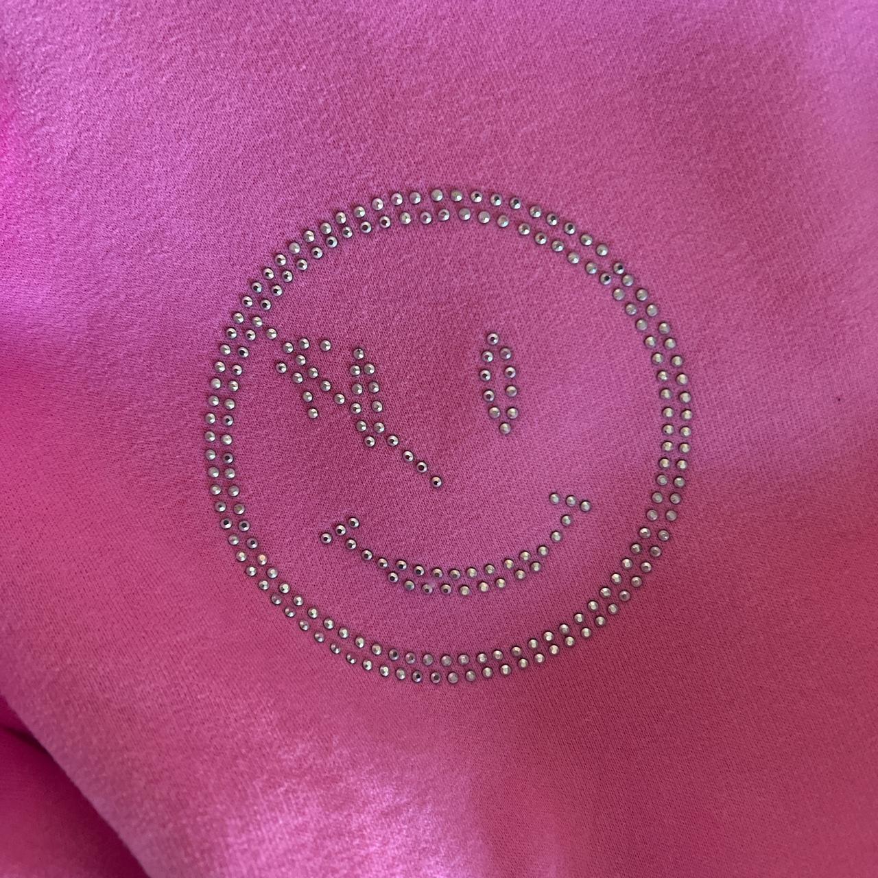 Rhinestone Barbie Pink Smiley Face Sweat Set bought Depop rhinestone-barbie-pink-smiley-face-sweat-set-bought-depop