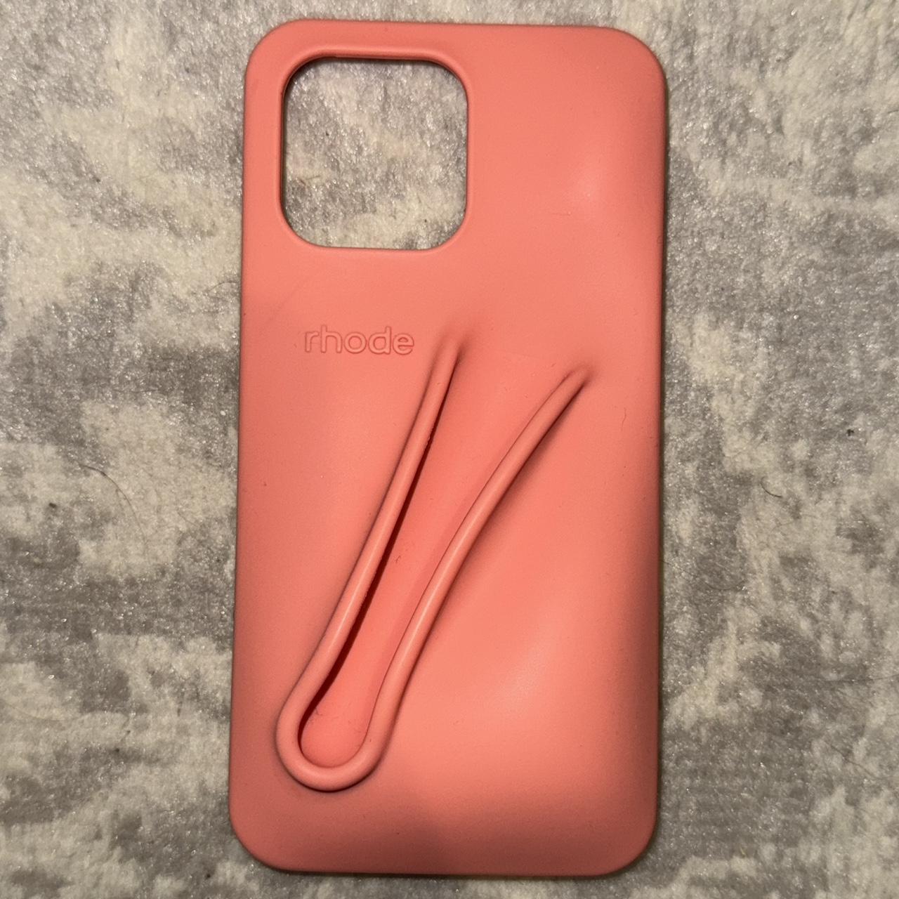 peach pit iphone 14 pro max rhode lip case - Depop
