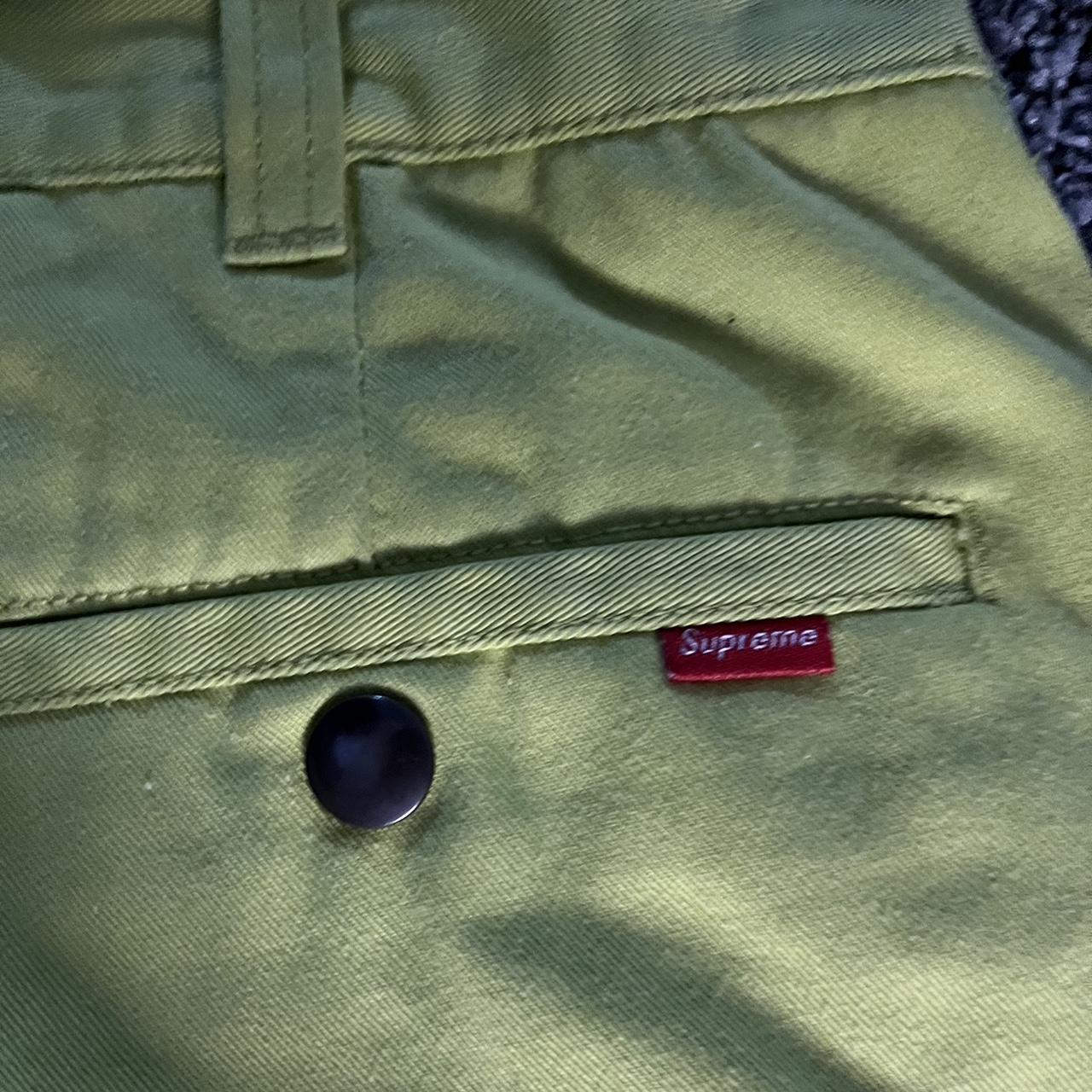 SUPREME workpants 30x30 RARE COLORWAY 100%... - Depop