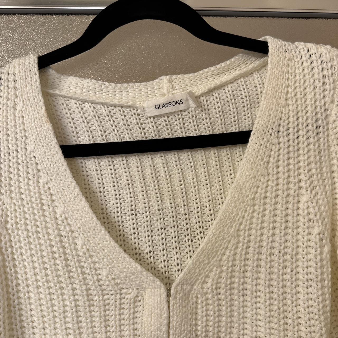 Glassons clasp v knit cardigan Worn once - Depop