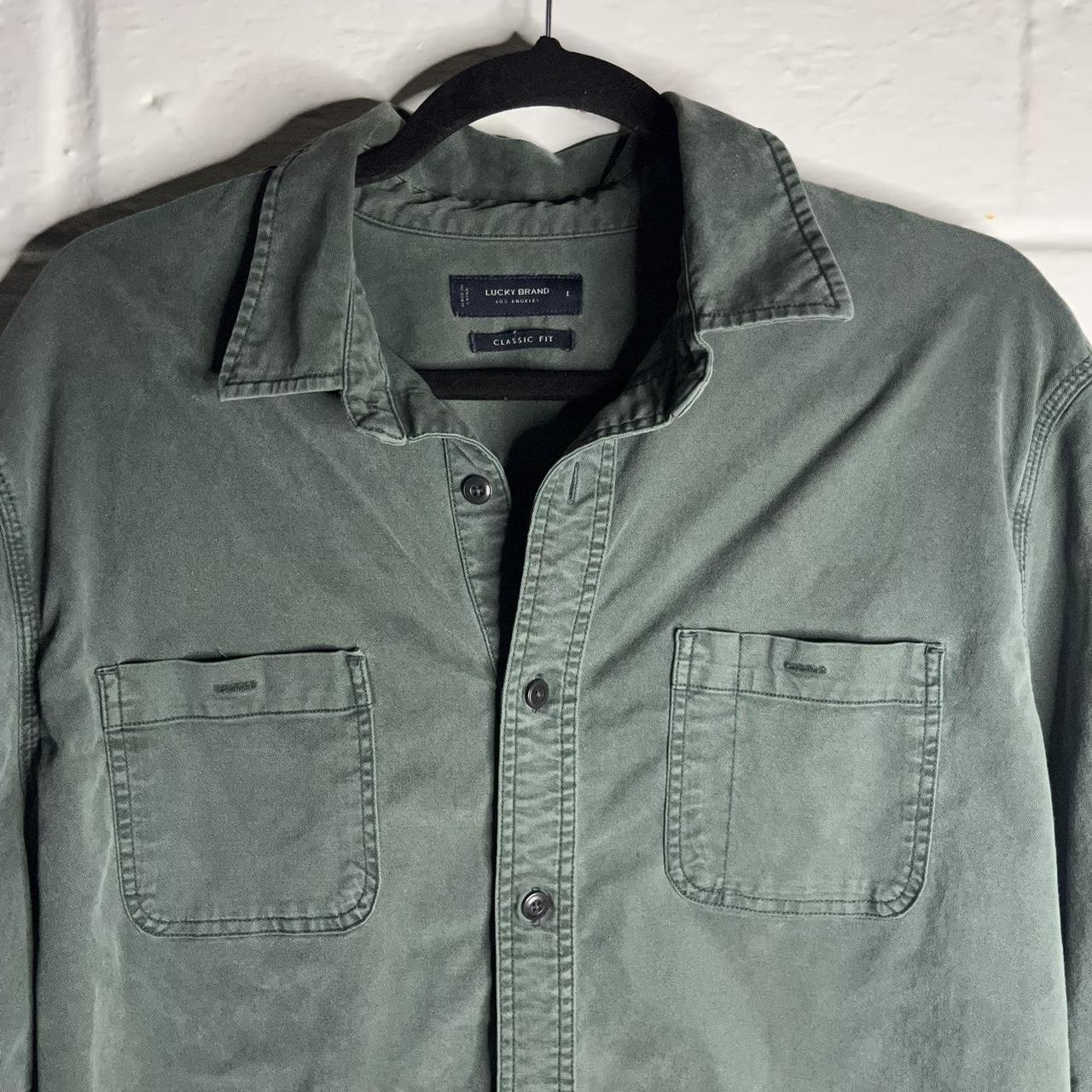 Lucky Brand Button Up (HeavyWeight) Size:... - Depop