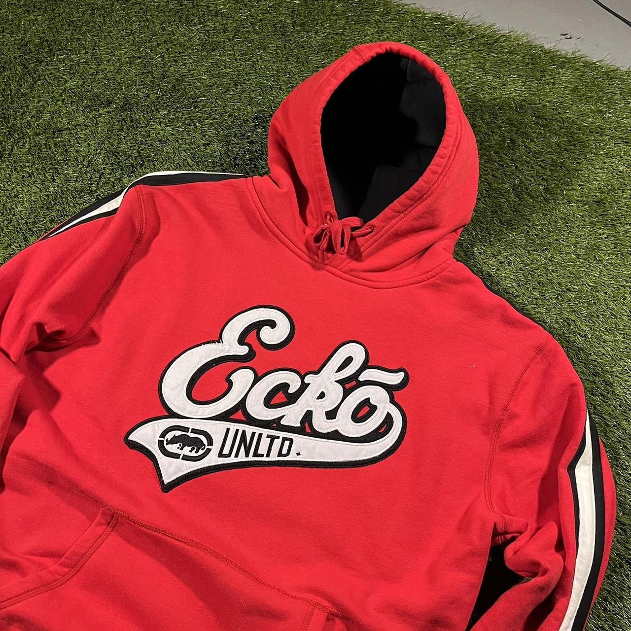 Vintage Ecko Unlimited Hoodie 100% Cotton Size:... - Depop