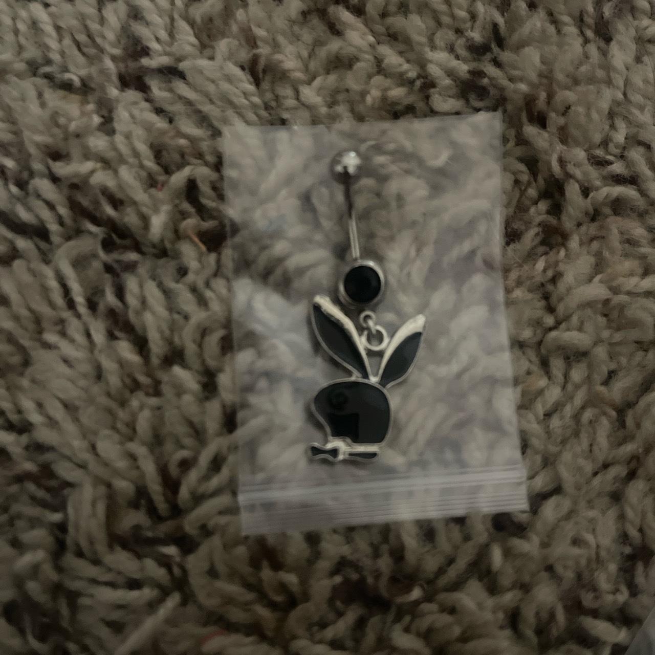 Playboy belly ring piercing - Depop