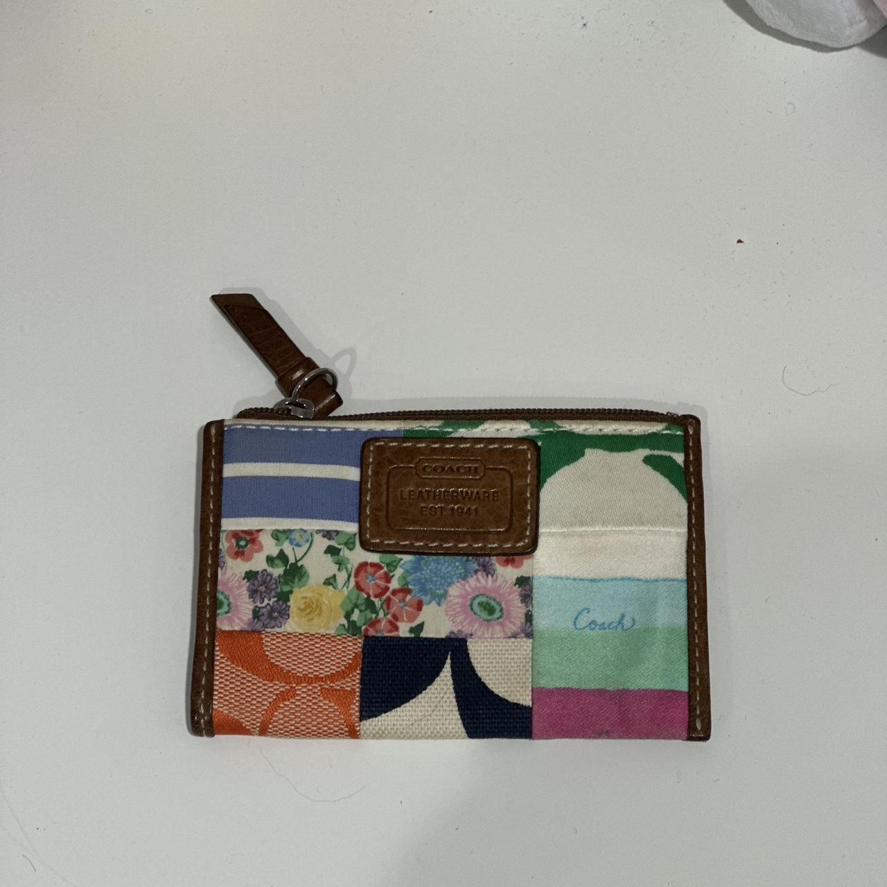 Vintage Coach patchwork wallet | Depop