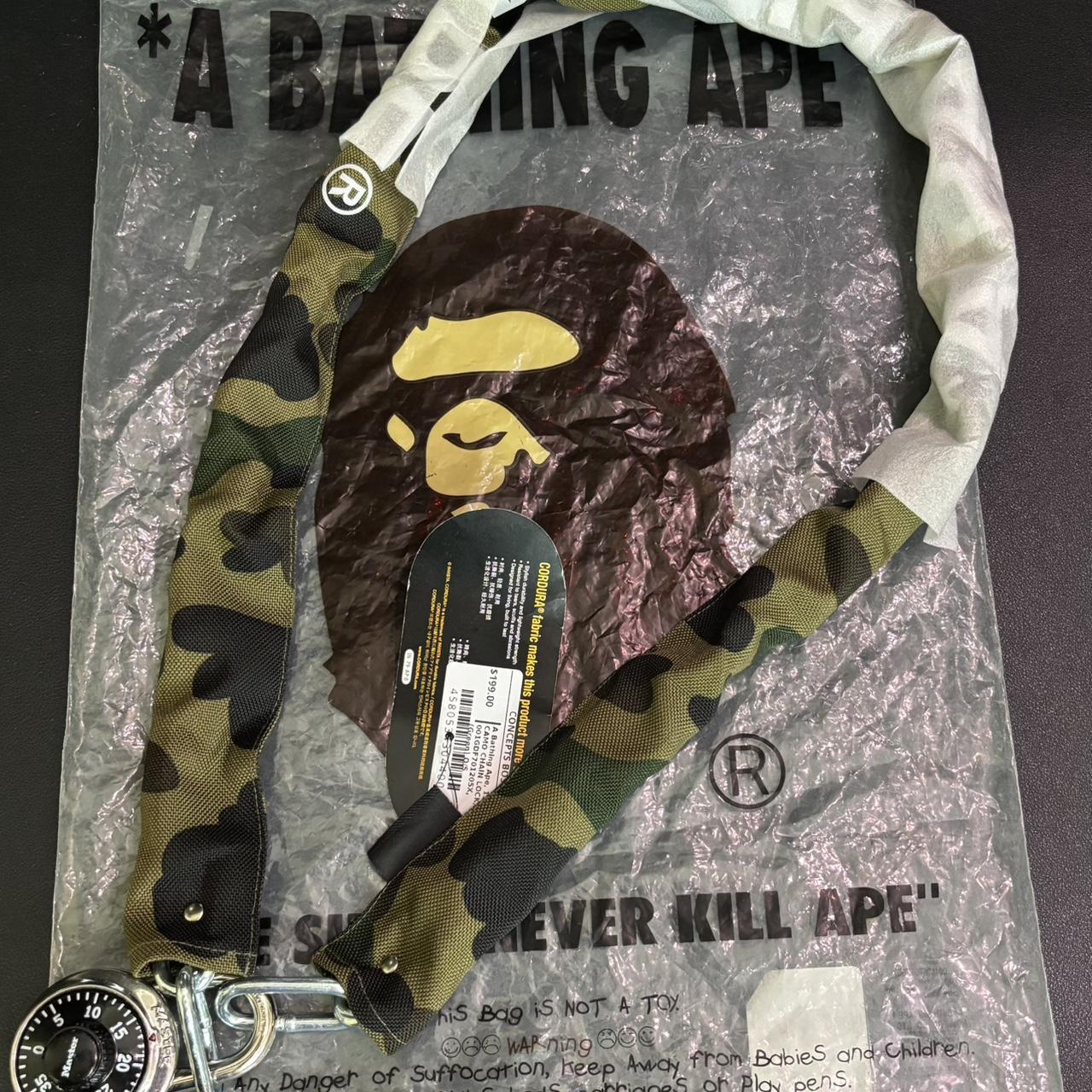 BAPE camo chain belt in green and khaki #streetwear... | Depop