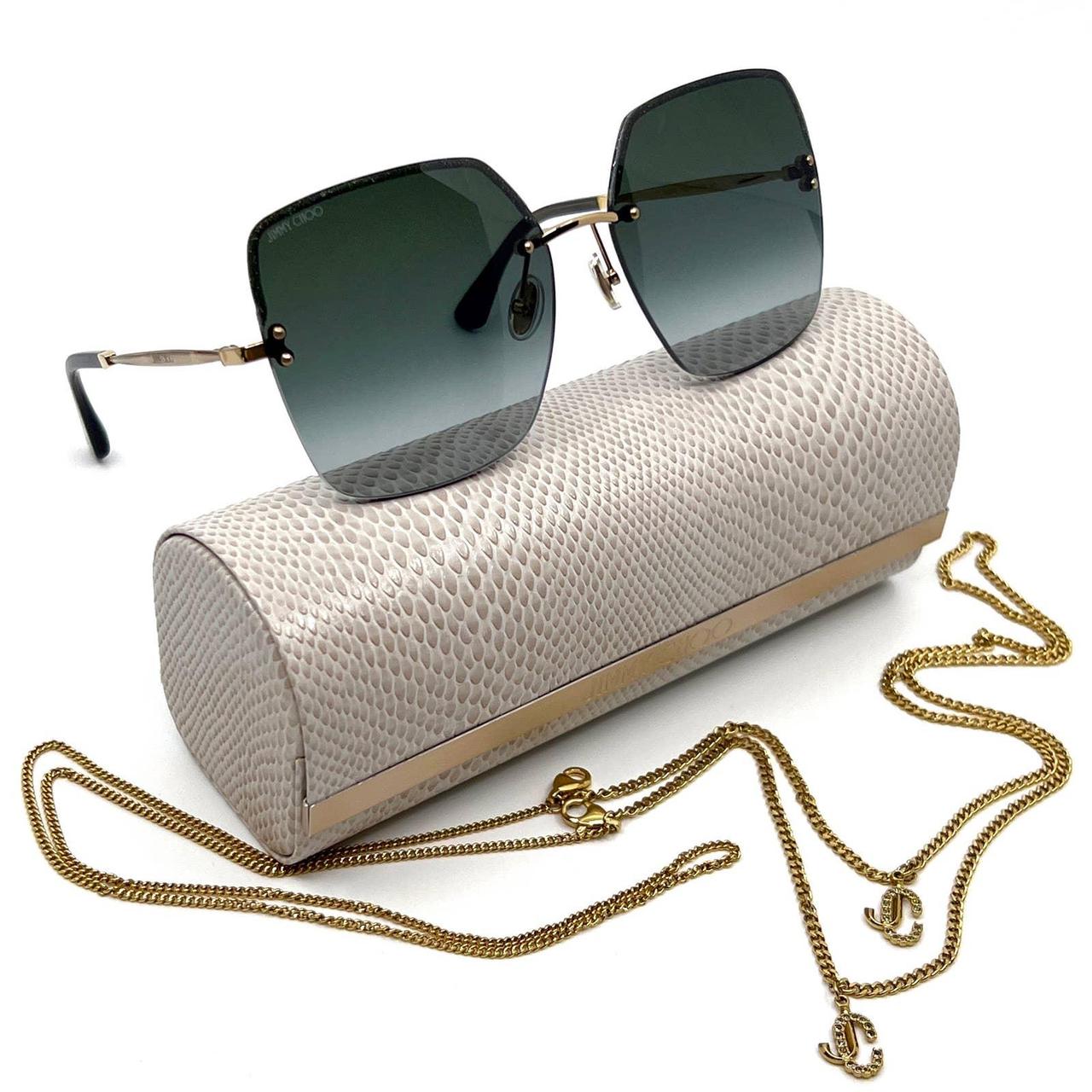 Jimmy Choo Mens Blue Sunglasses Depop