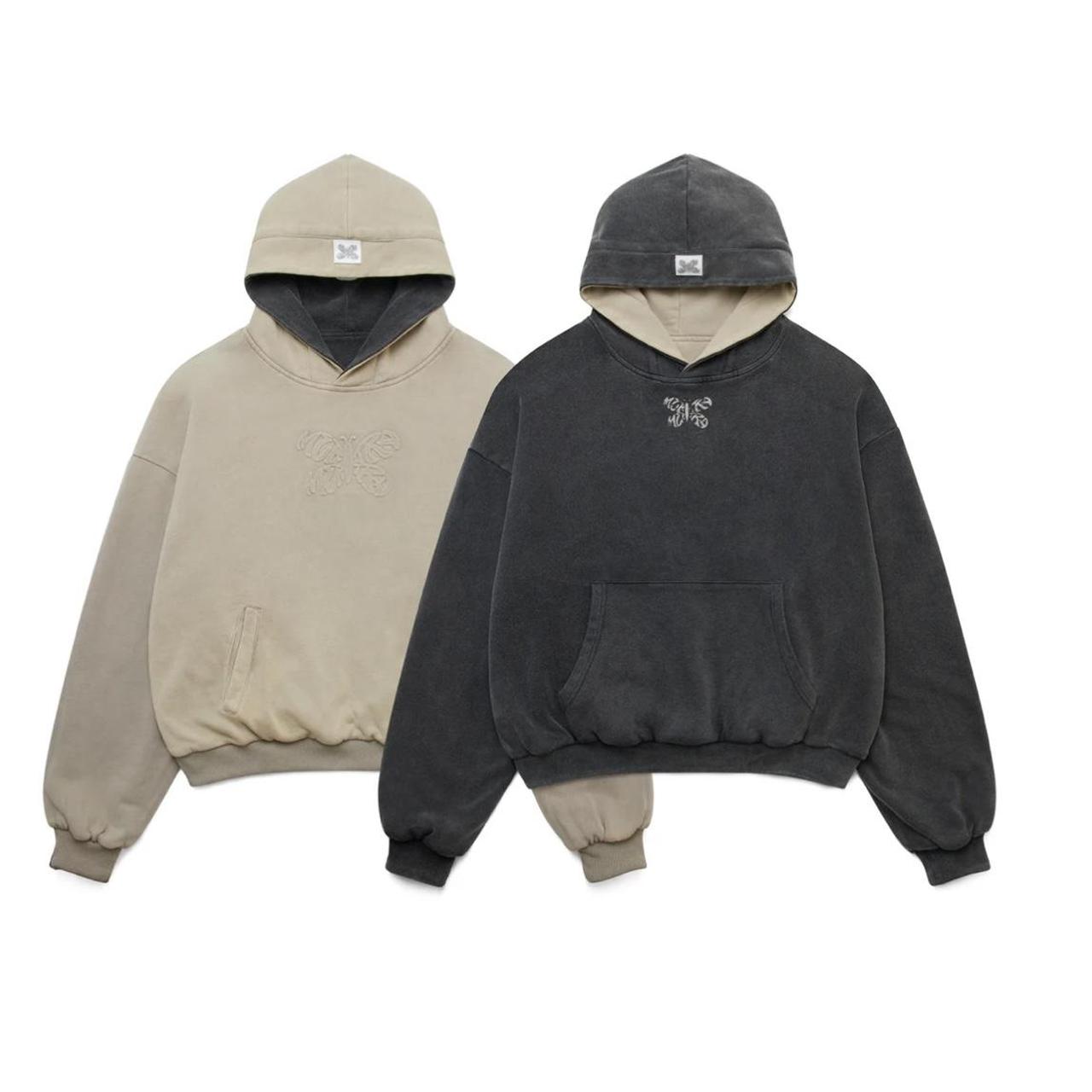 Mertra mertra reversible hoodie size medium never... - Depop