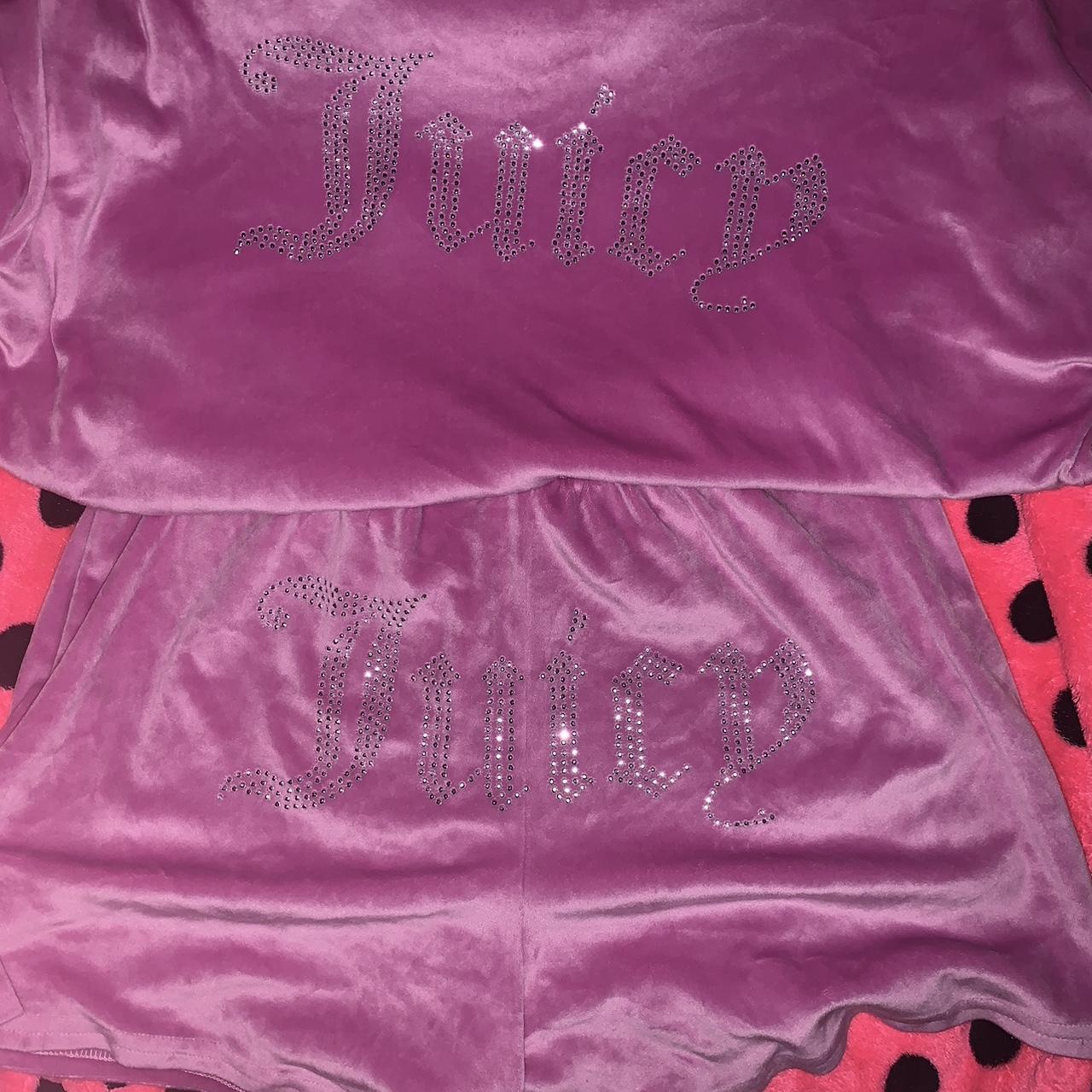 light purple juicy couture velour sleep set 💜 in... - Depop