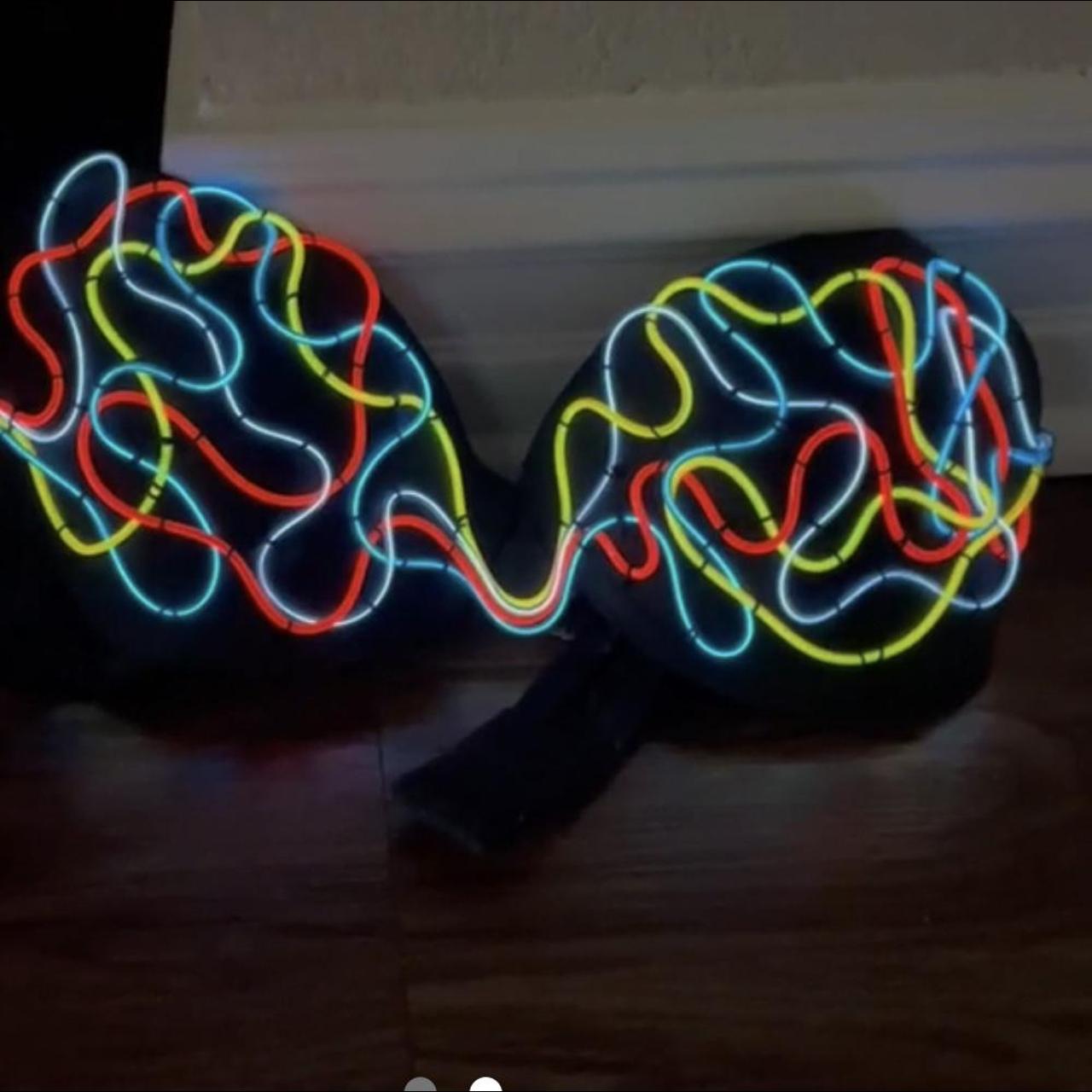 Fantastic light up bra! Perfect for going out.... - Depop