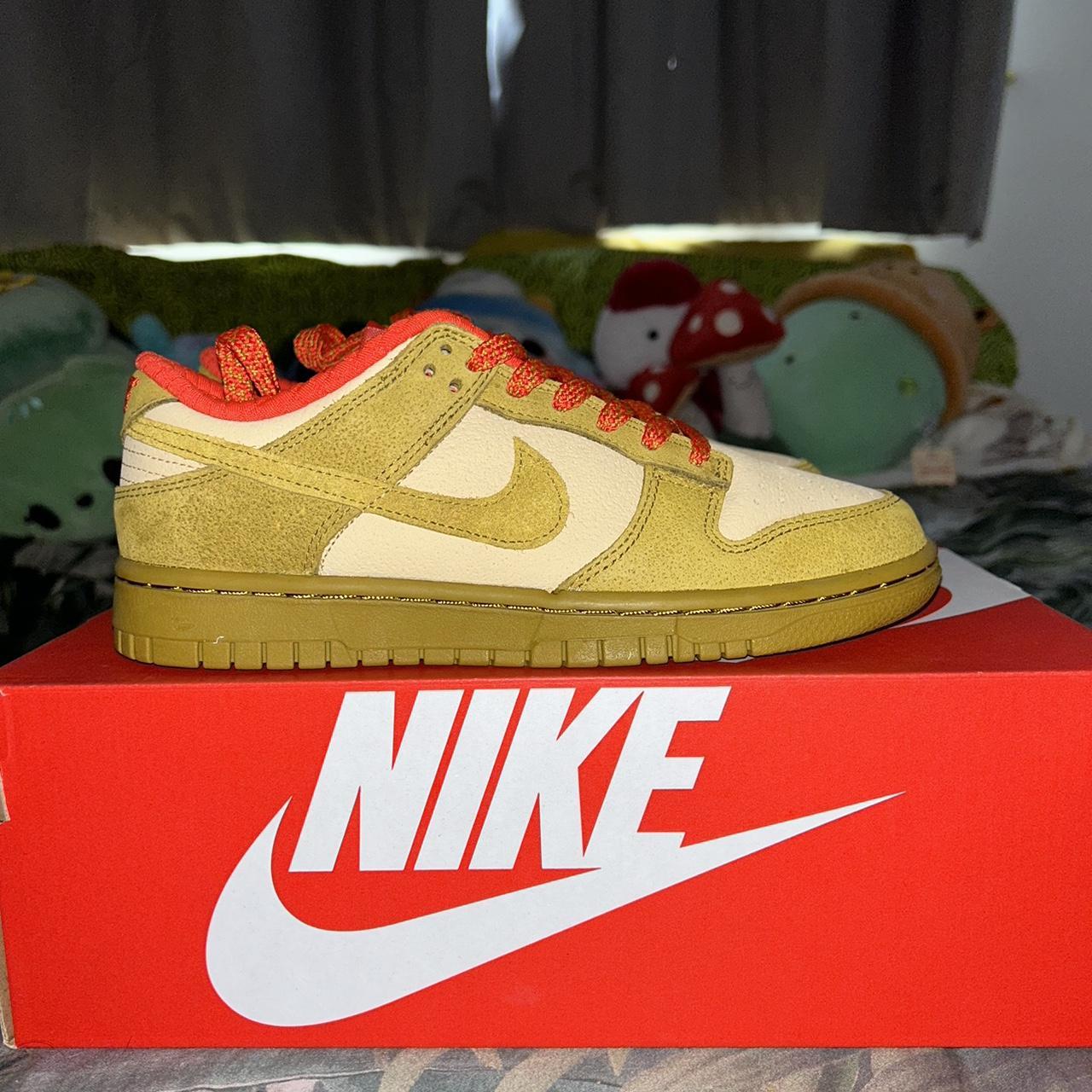 Nike sesame/Bronzine Dunk low Uk women’s size 5... - Depop