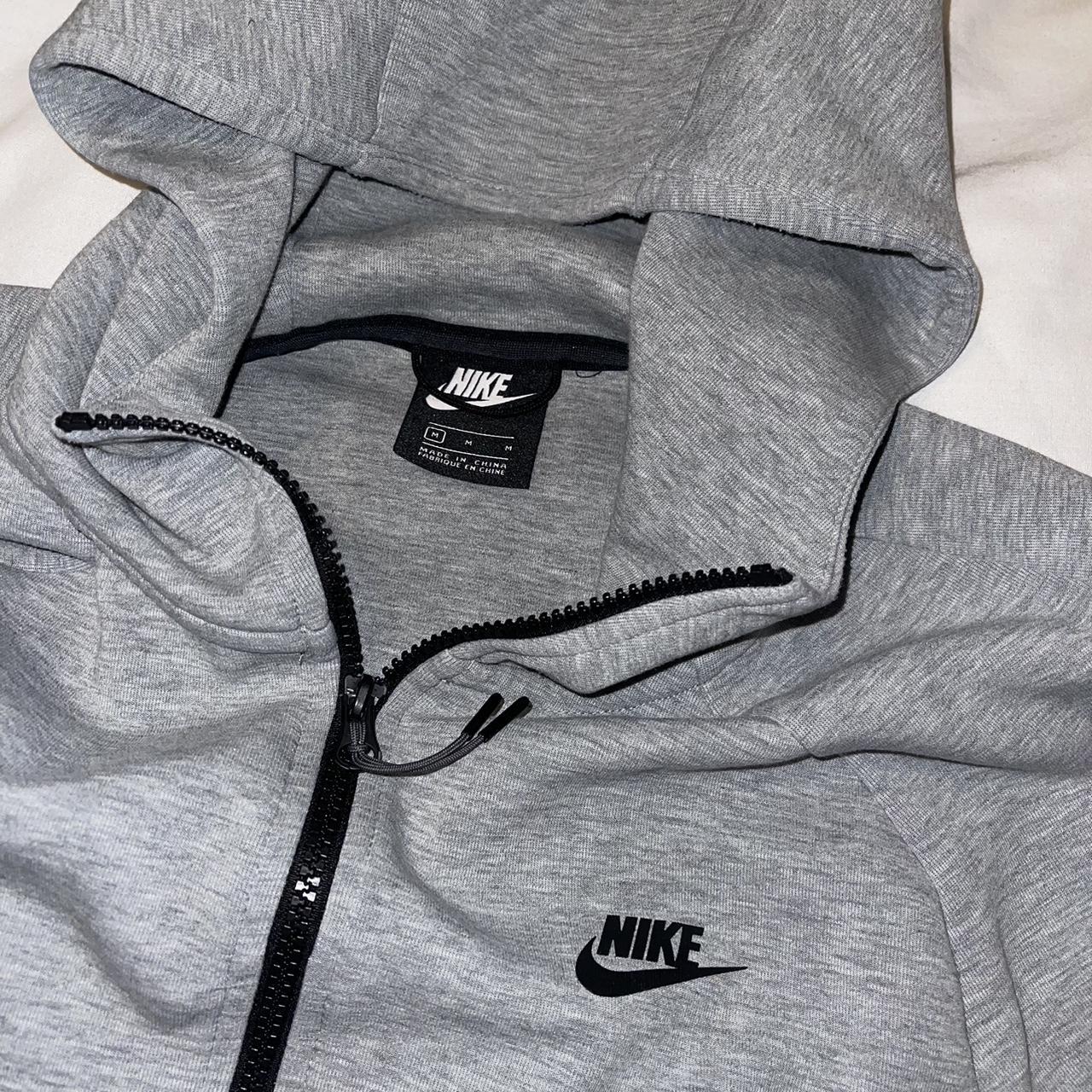 Old style Nike Tech Fleece Jacket Grey // Still in... - Depop