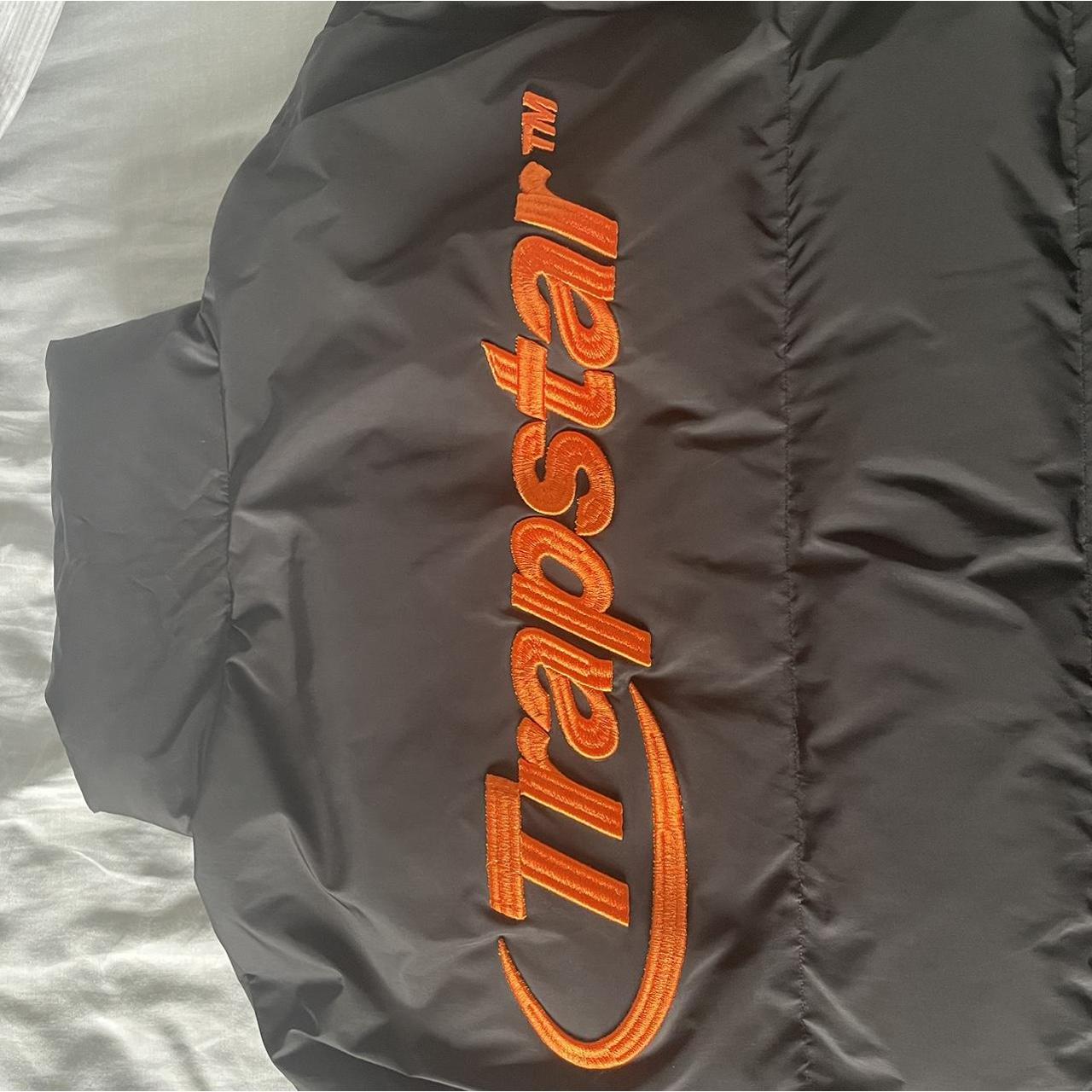 Trapstar Hyperdrive Puffer - Orange Virtually Brand... - Depop