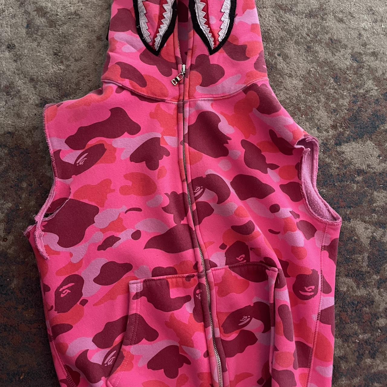 Bape custom sleeveless Jacket, Super hard - Depop