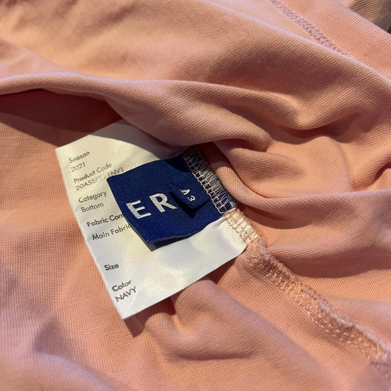 Pink and red Adererror logo tee - size L - $3... | Depop