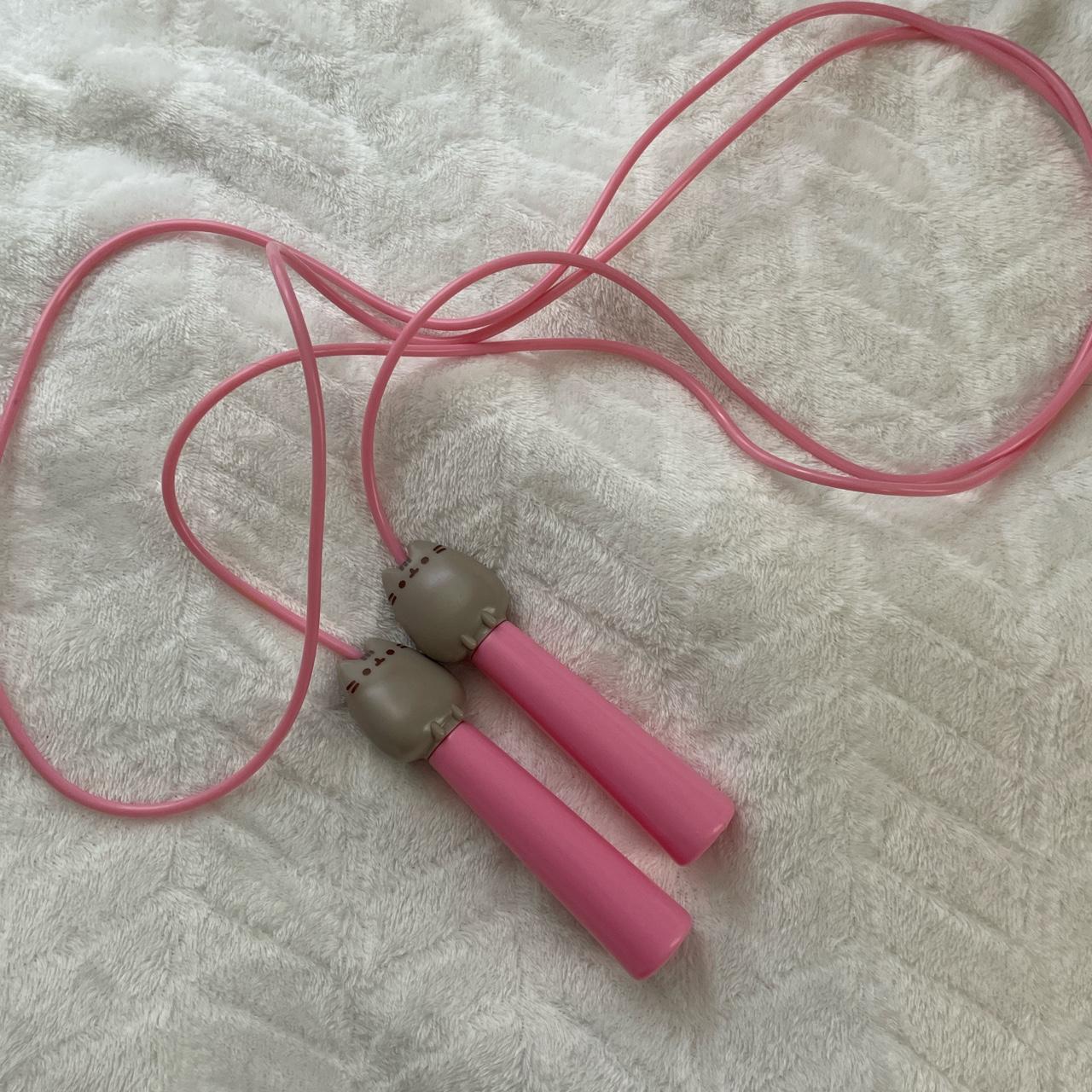 Pusheen exclusive jump ropes! Pink and grey, small... - Depop