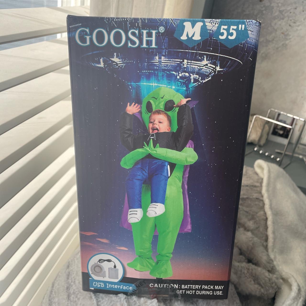 Goosh inflatable alien Halloween costume. Only used... - Depop