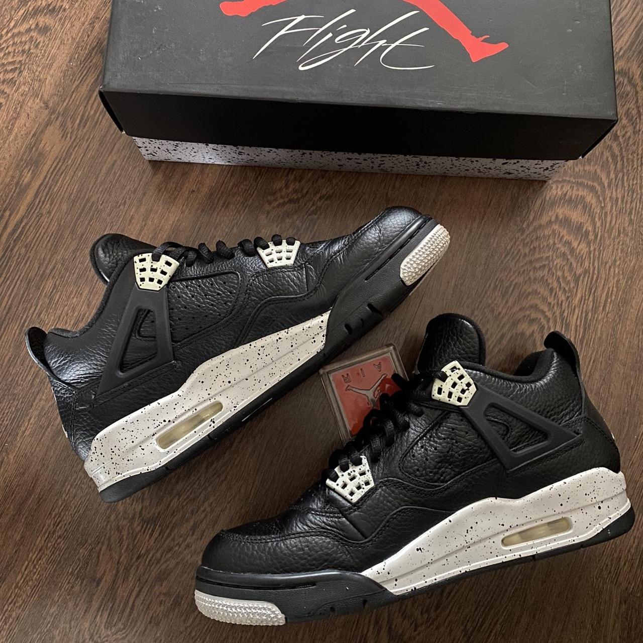 Jordan 4 Retro Oreo (Black) (2015) 9/10 condition... - Depop