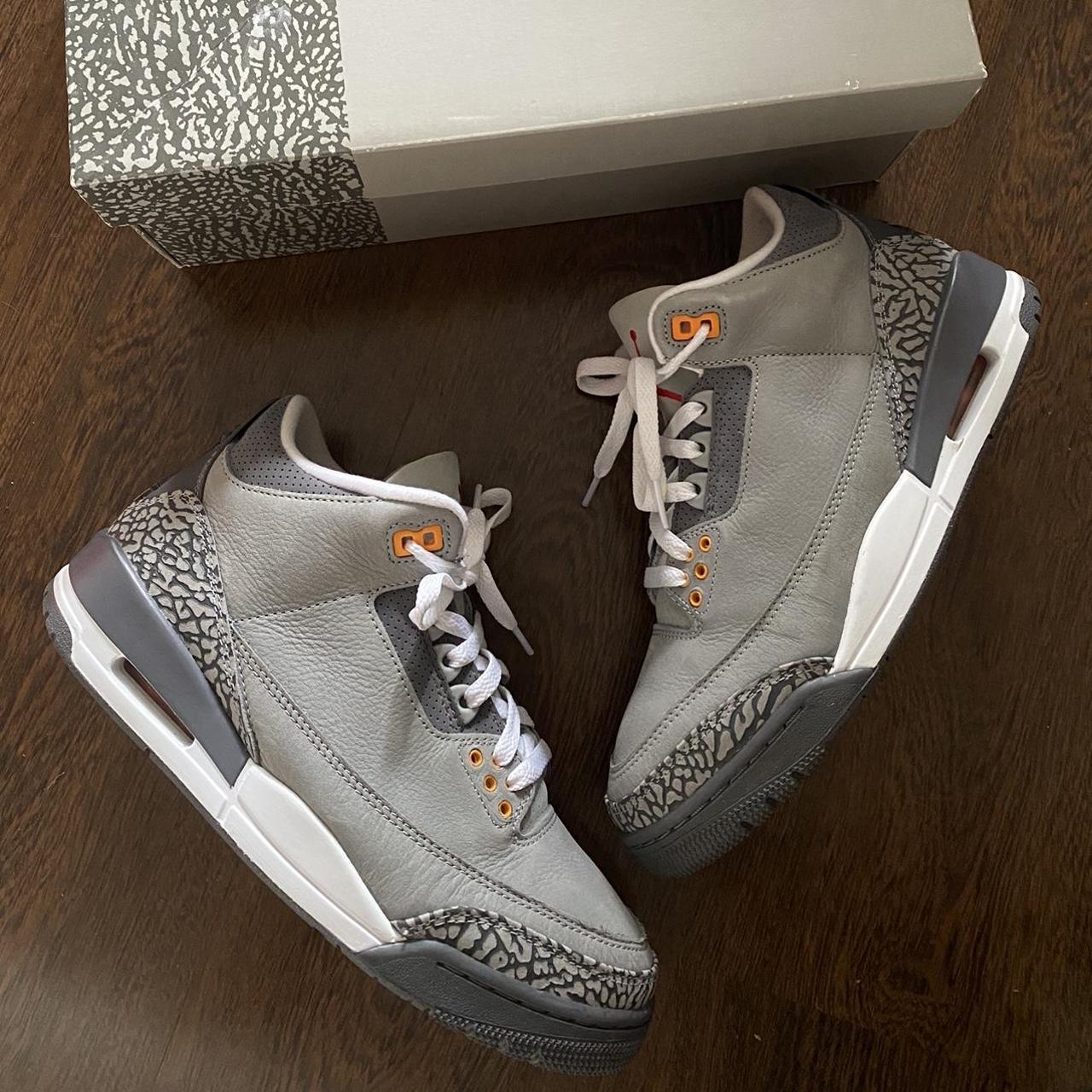 Air Jordan 3 Retro Cool Grey 9/10 condition Comes... - Depop