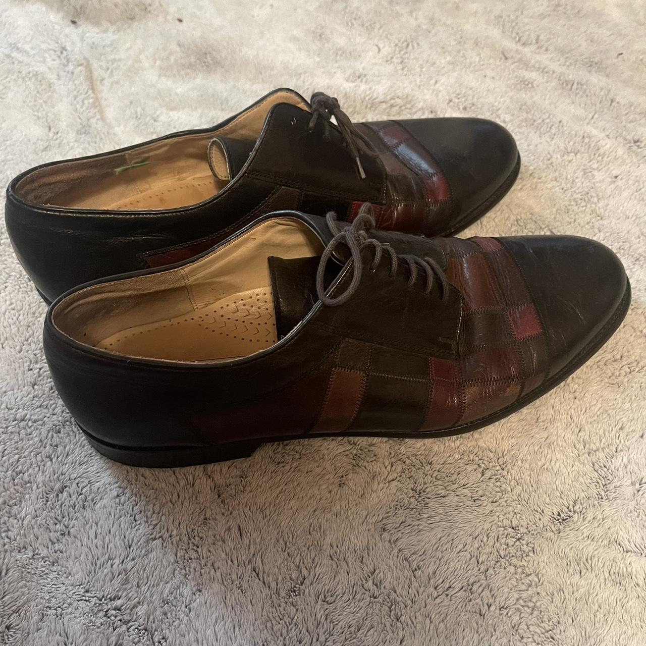 manz dress shoes size:10 made in germany - Depop