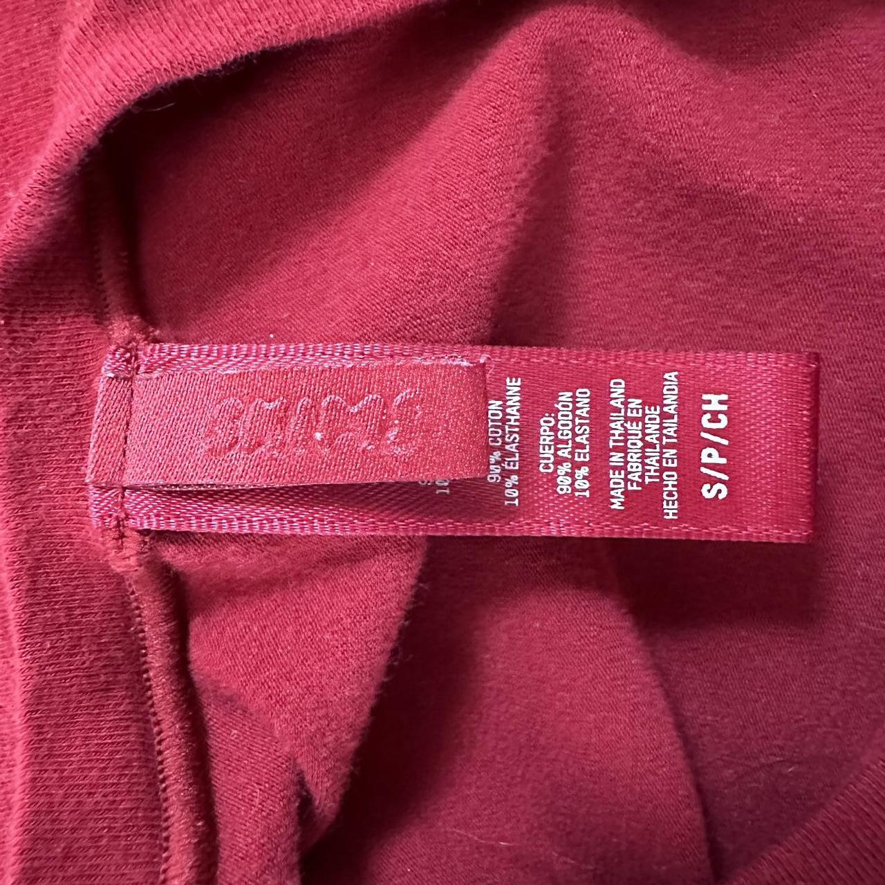 Skims Limited Edition Brick Red Cotton T -... - Depop