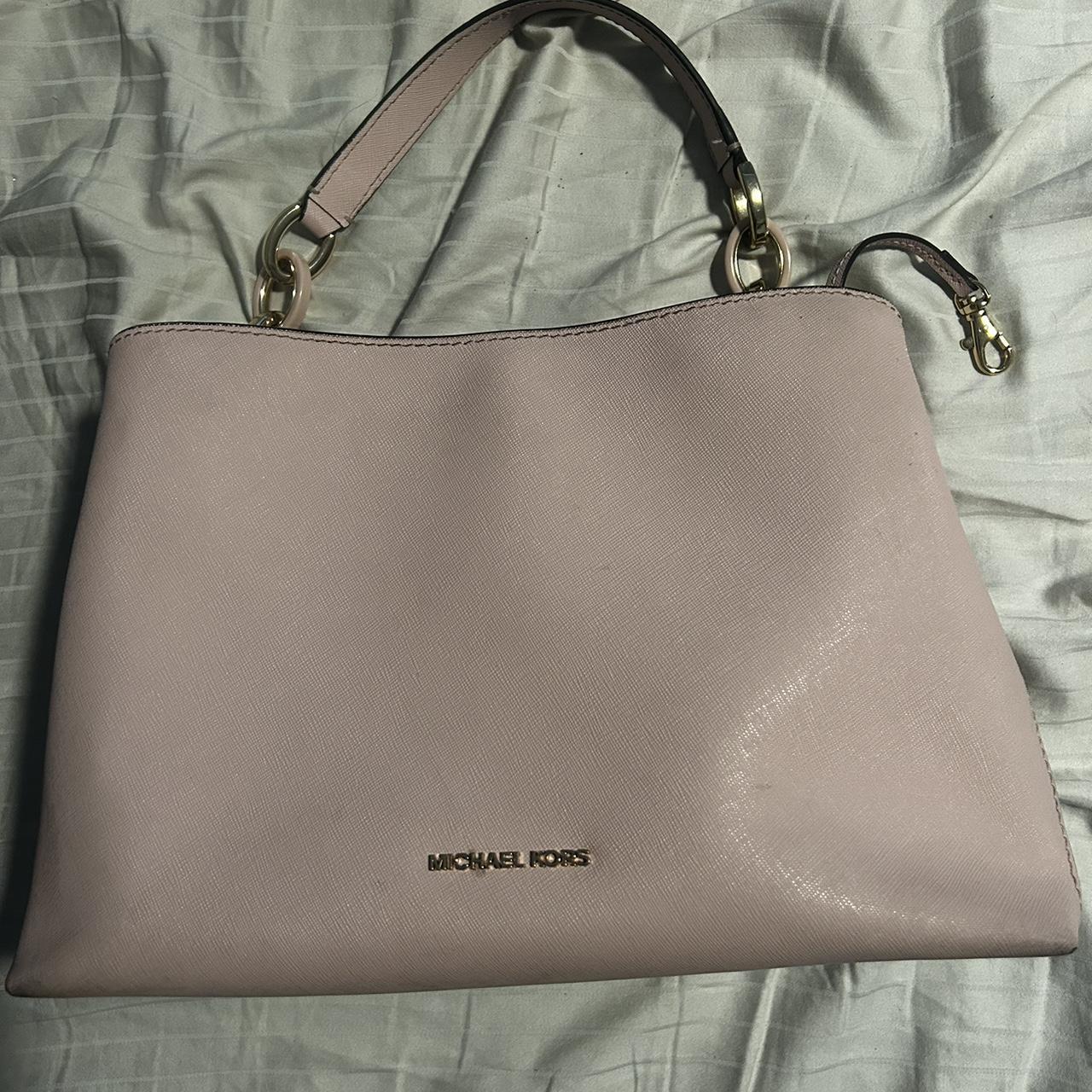 Michael Kors pink purse! Lots of space and... - Depop
