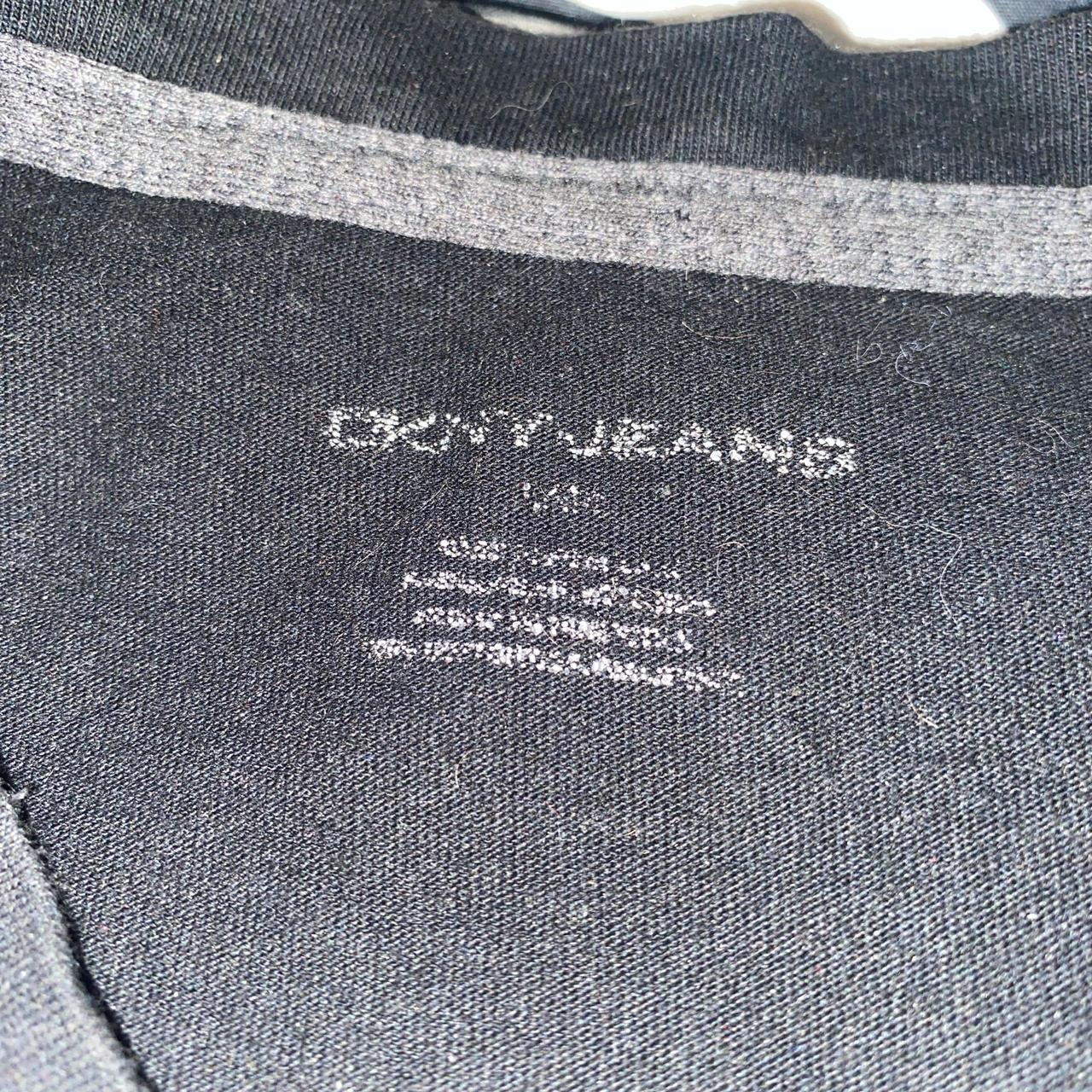 Y2k DKNY JEANS V Neck shirt Size: M Vintage,... - Depop
