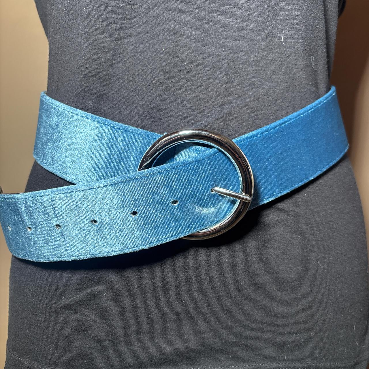 Y2K Light Blue Belt Light Blue Belt featuring a... - Depop