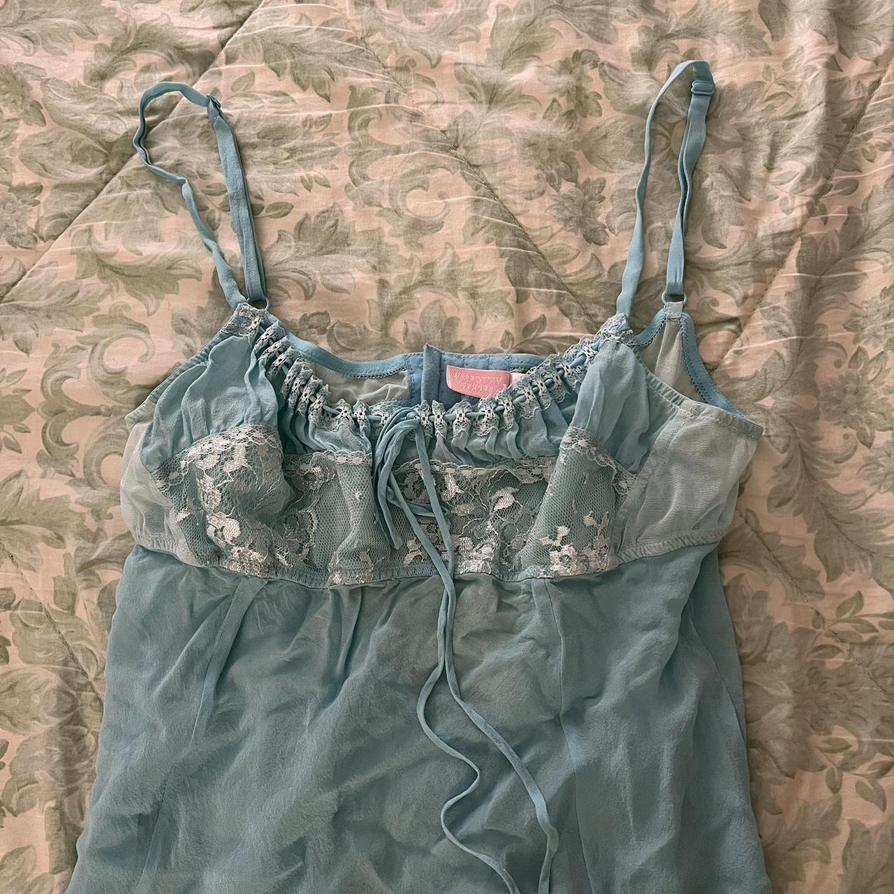 Victorias Secret blue lingerie dress (can also be... - Depop
