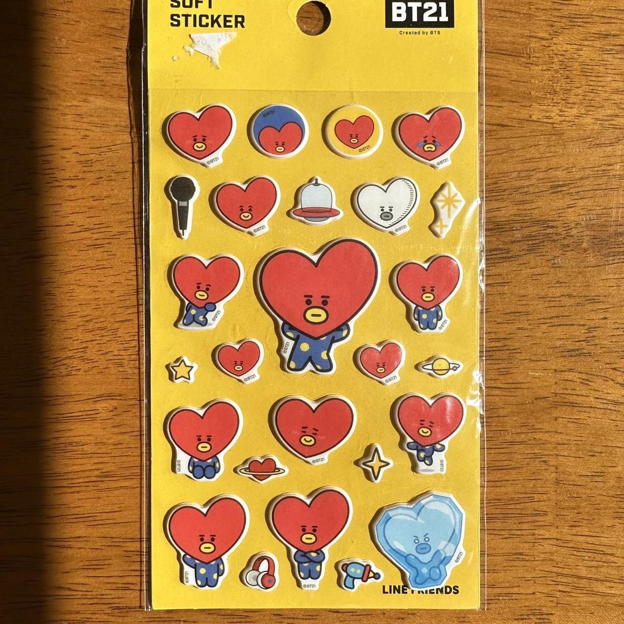 BTS V / TATA Soft Stickers • FREE SHIPPING! • Brand... - Depop