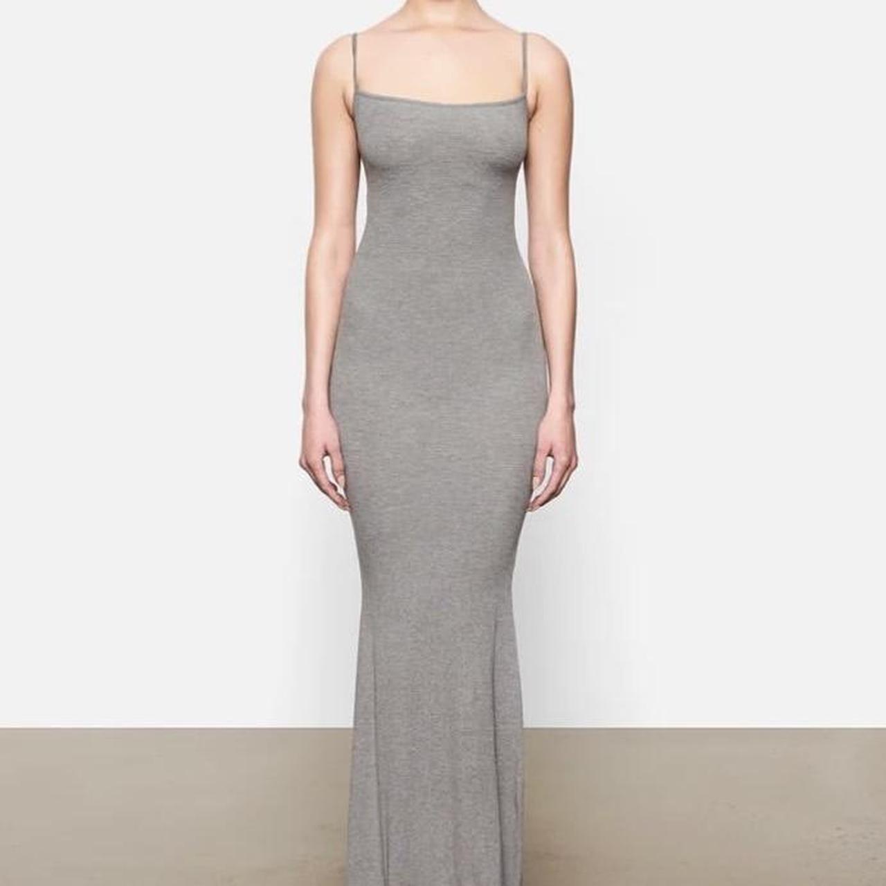 SKIMS Soft Lounge Dress Grey RP $145 Size XS - Depop