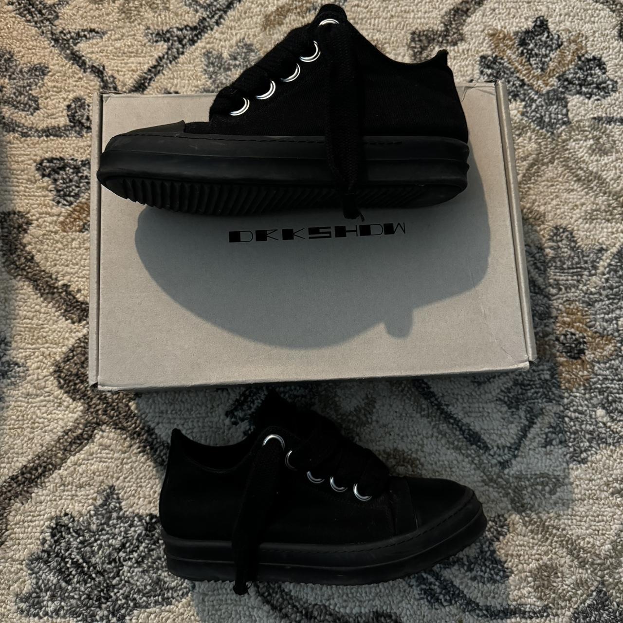 Rare all black rick owen drkshdw jumbo lace Worn a... | Depop