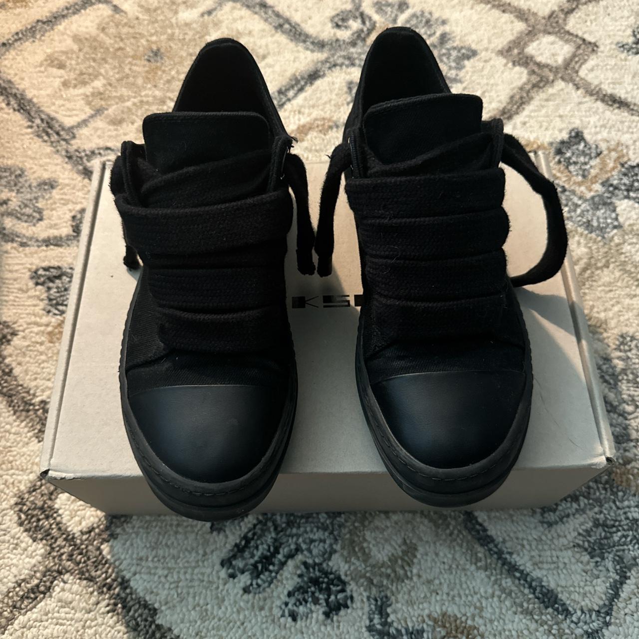 Rare all black rick owen drkshdw jumbo lace Worn a... | Depop