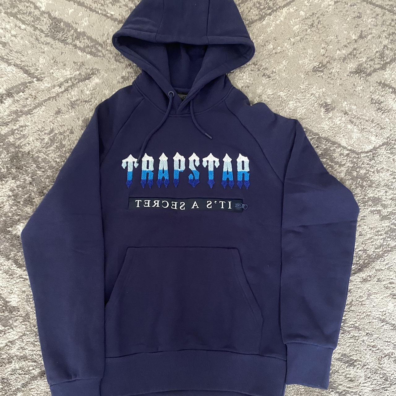 Trapstar Blue Navy Tracksuit Size S Never worn... - Depop