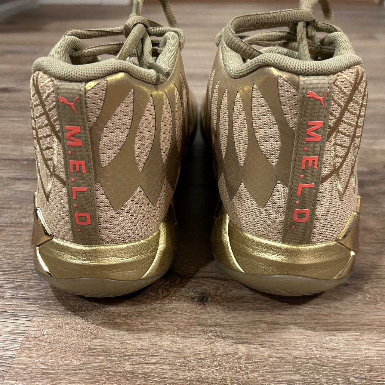 MB.01 Puma basketball shoes golden child, selling... - Depop