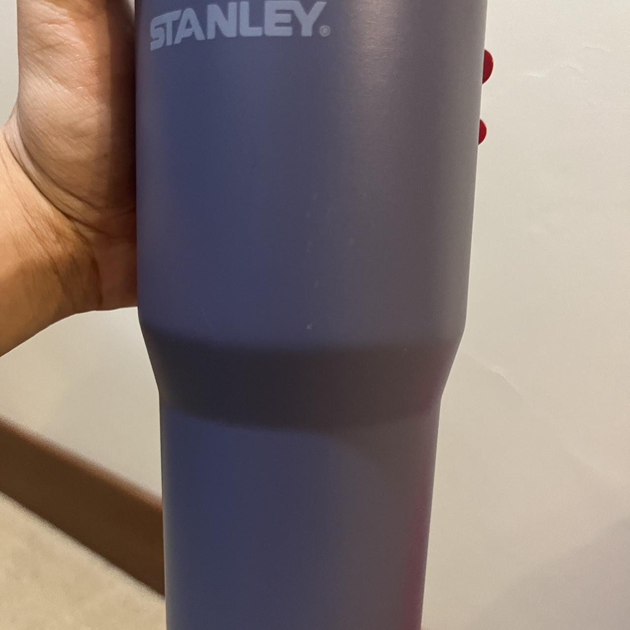 purple stanley ice flow tumblr 30 oz used once in... - Depop