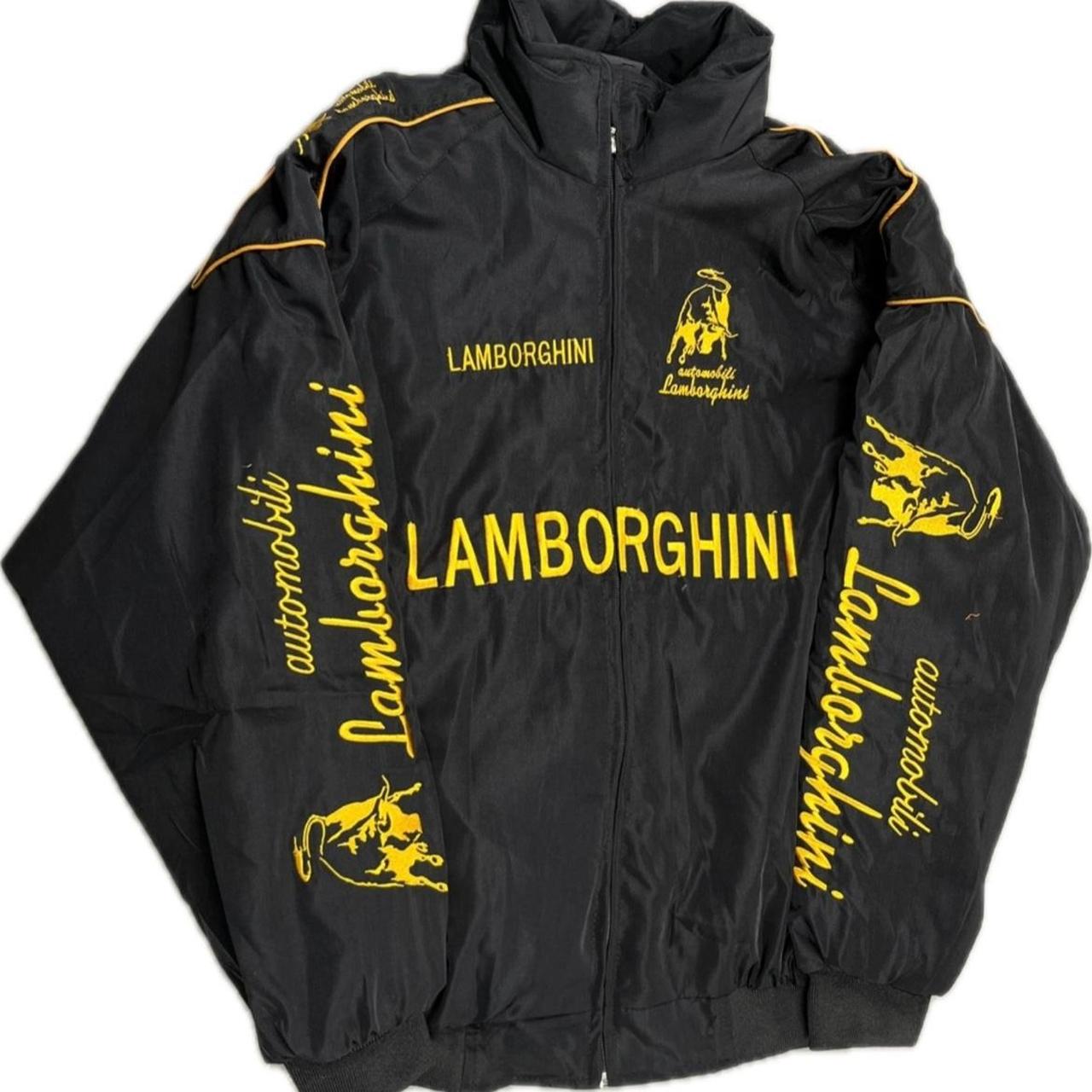 F1 Lamborghini racing jacket, NASCAR racing, zipper,... - Depop