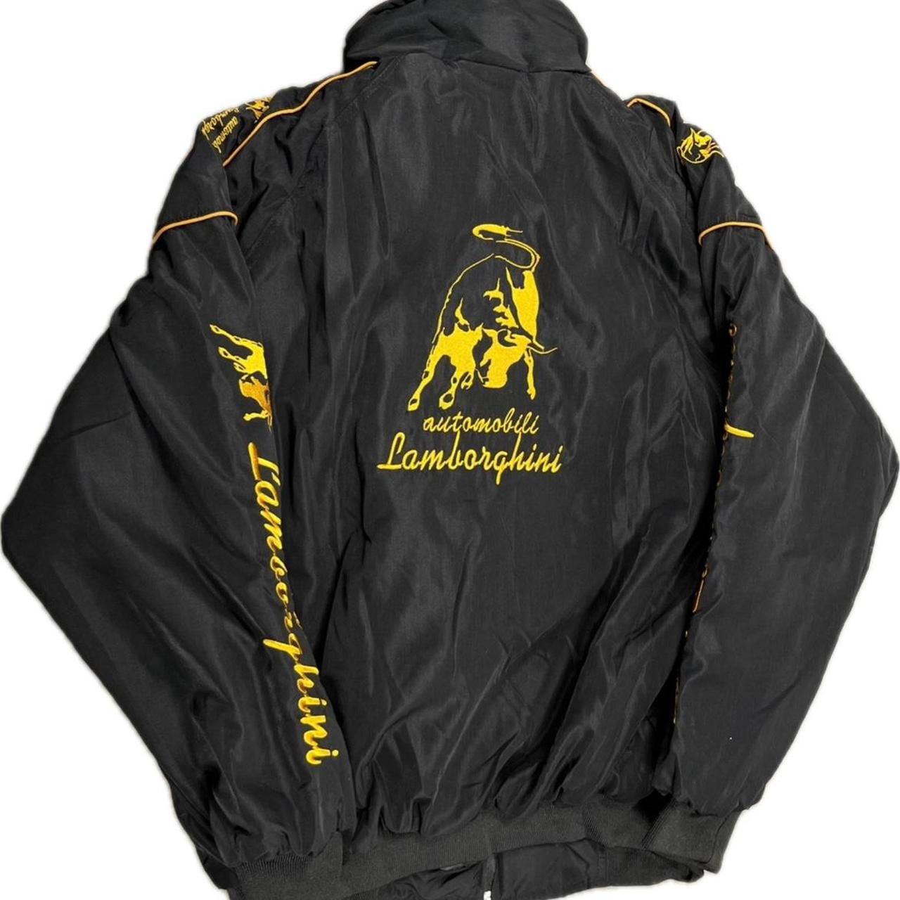 F1 Lamborghini racing jacket, NASCAR racing, zipper,... - Depop