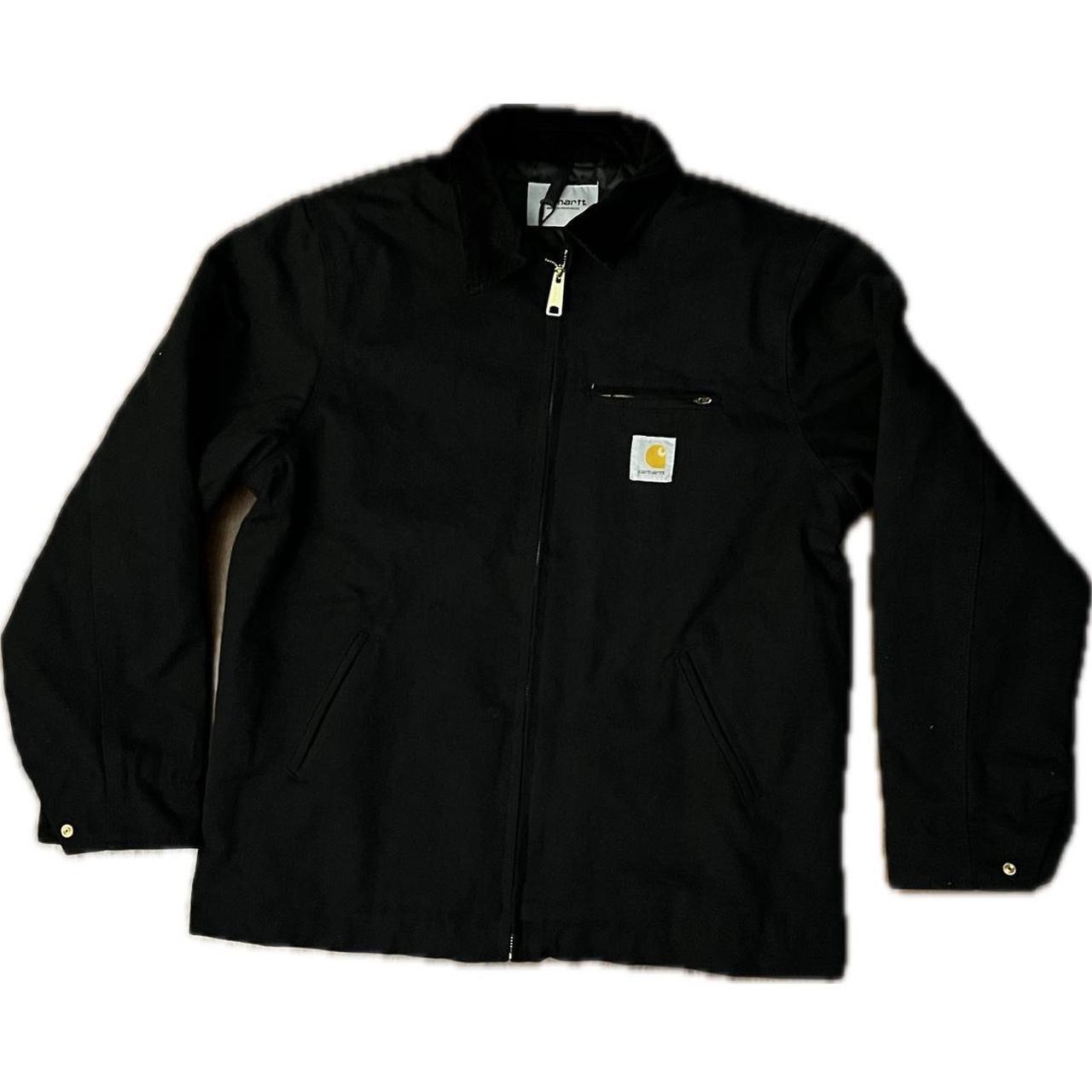 Black Carhartt Detroit jacket - Depop