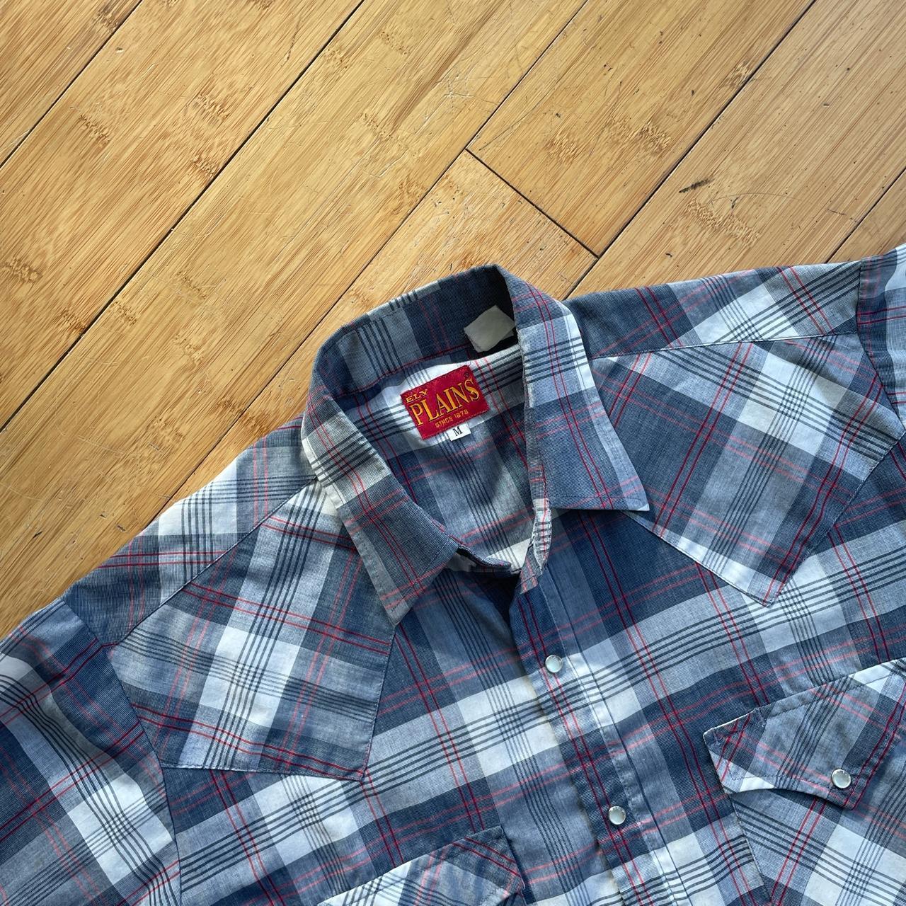 Vintage 80s Western Shirt - Made by Ely Plains -... | Depop