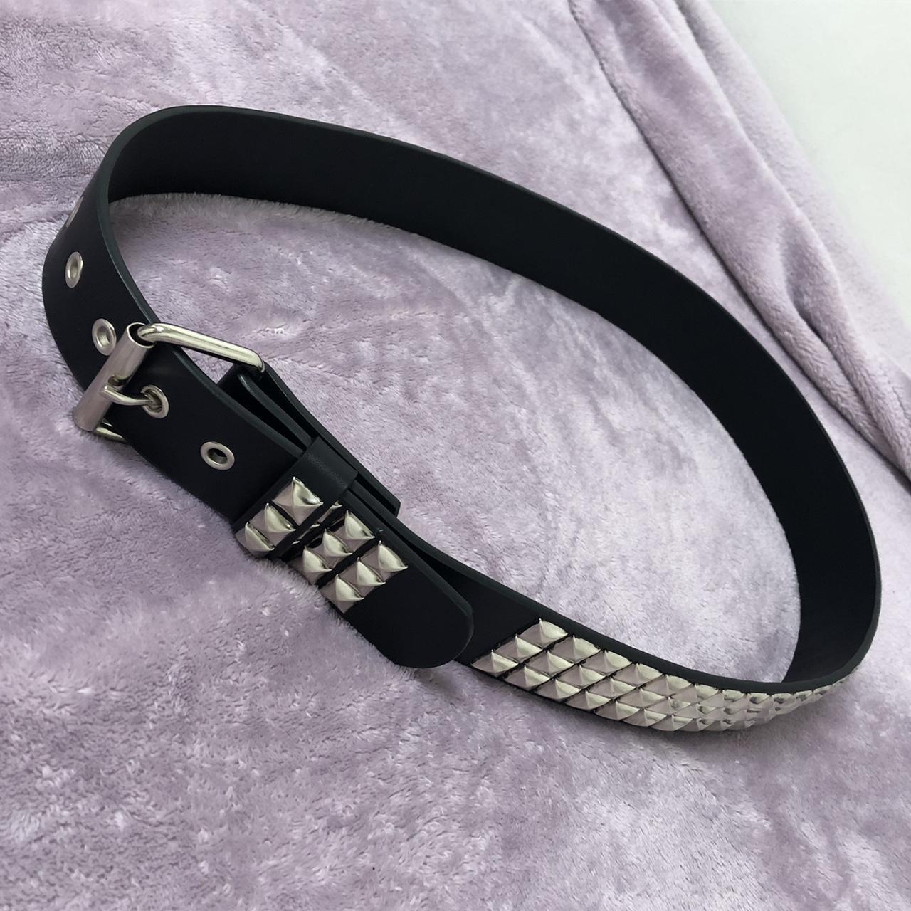 ⋆⋅☆⋅⋆ ── hot topic studded belt size large... - Depop