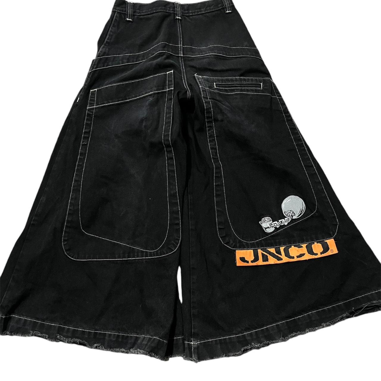 50” DARK STONE CONVICT WIDE LEG JNCOS JEANS VINTAGE... - Depop