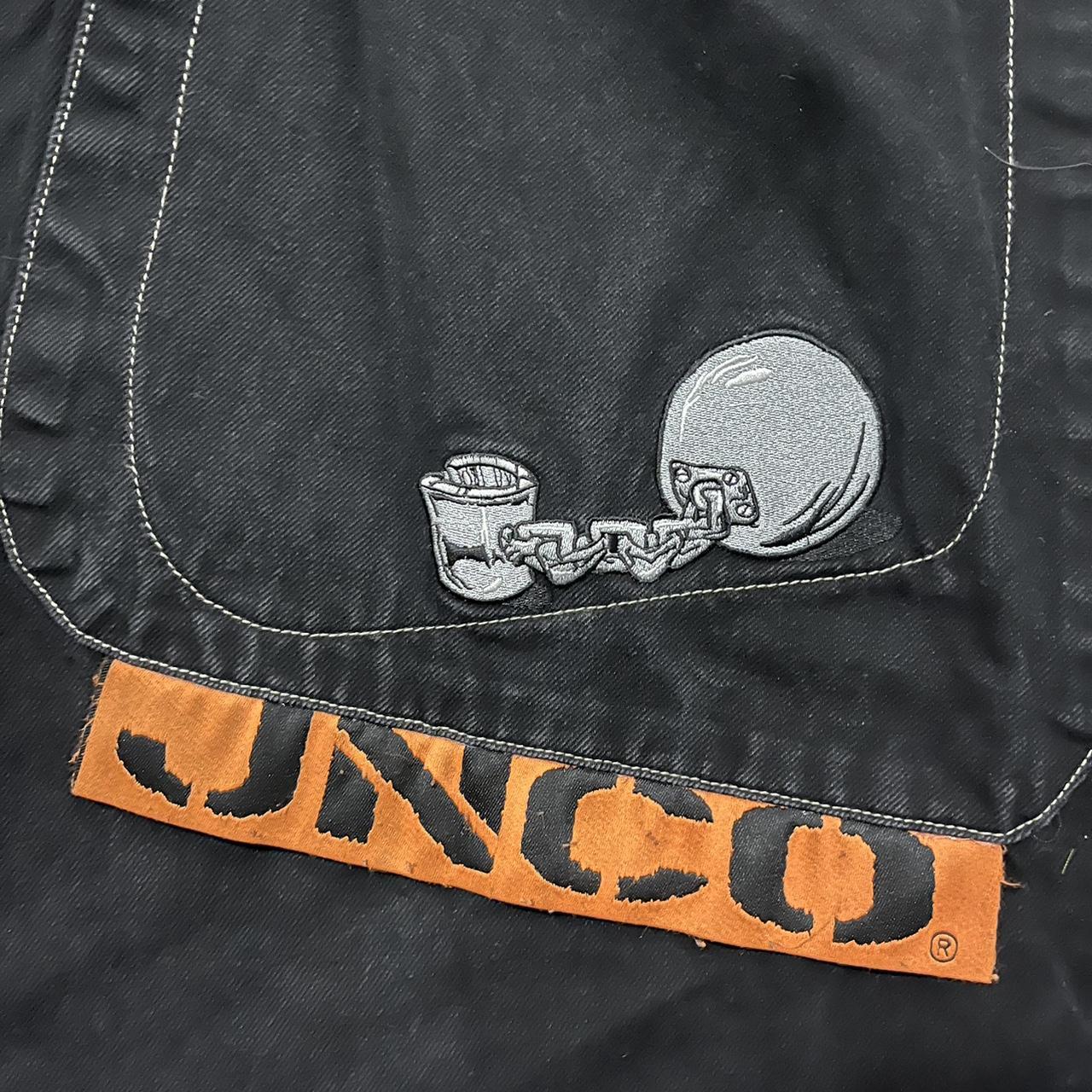 50” DARK STONE CONVICT WIDE LEG JNCOS JEANS VINTAGE... - Depop