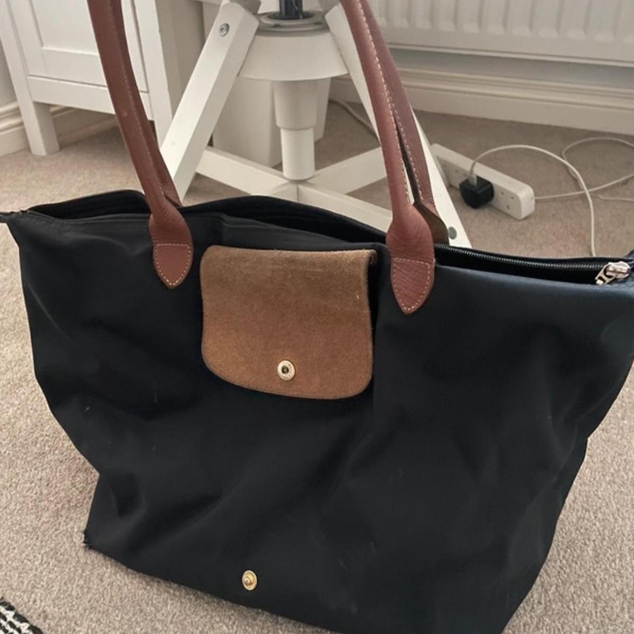 authentic black long champ zipper broken and small... - Depop