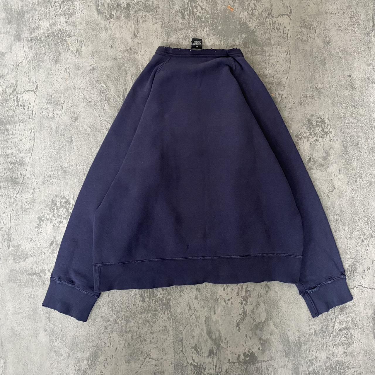 Roots Men's Navy Sweatshirt | Depop